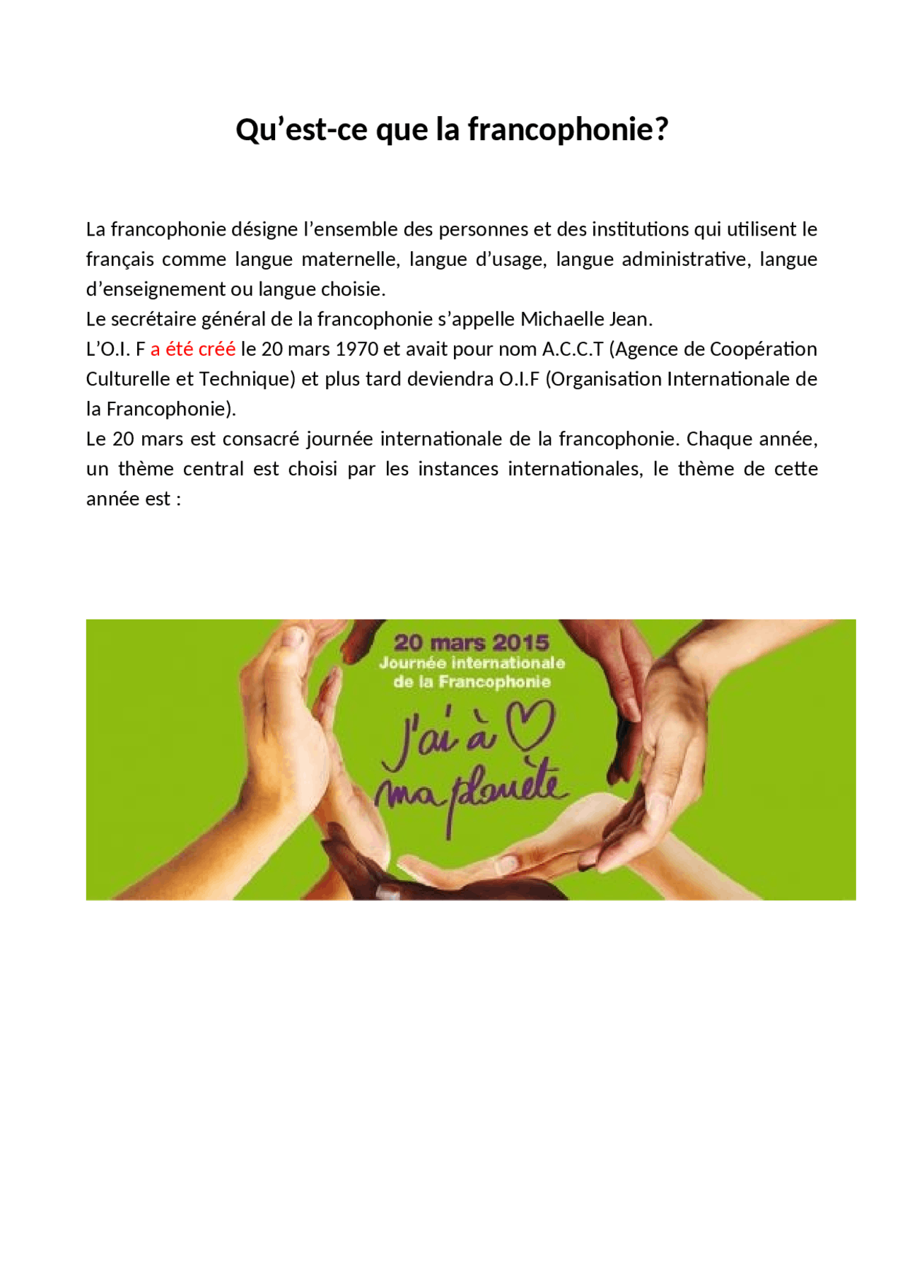 Esame Di Lingua Francese I Docsity