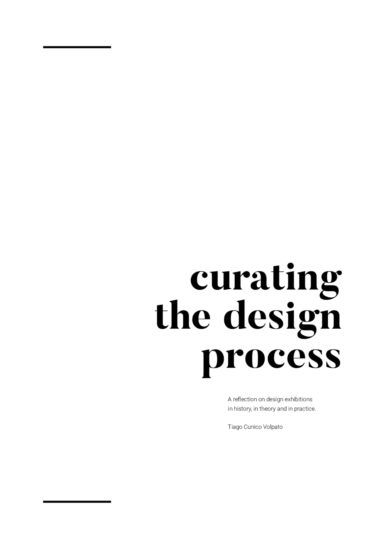 Curating the design process - a reflection on design exhibitions in ...
