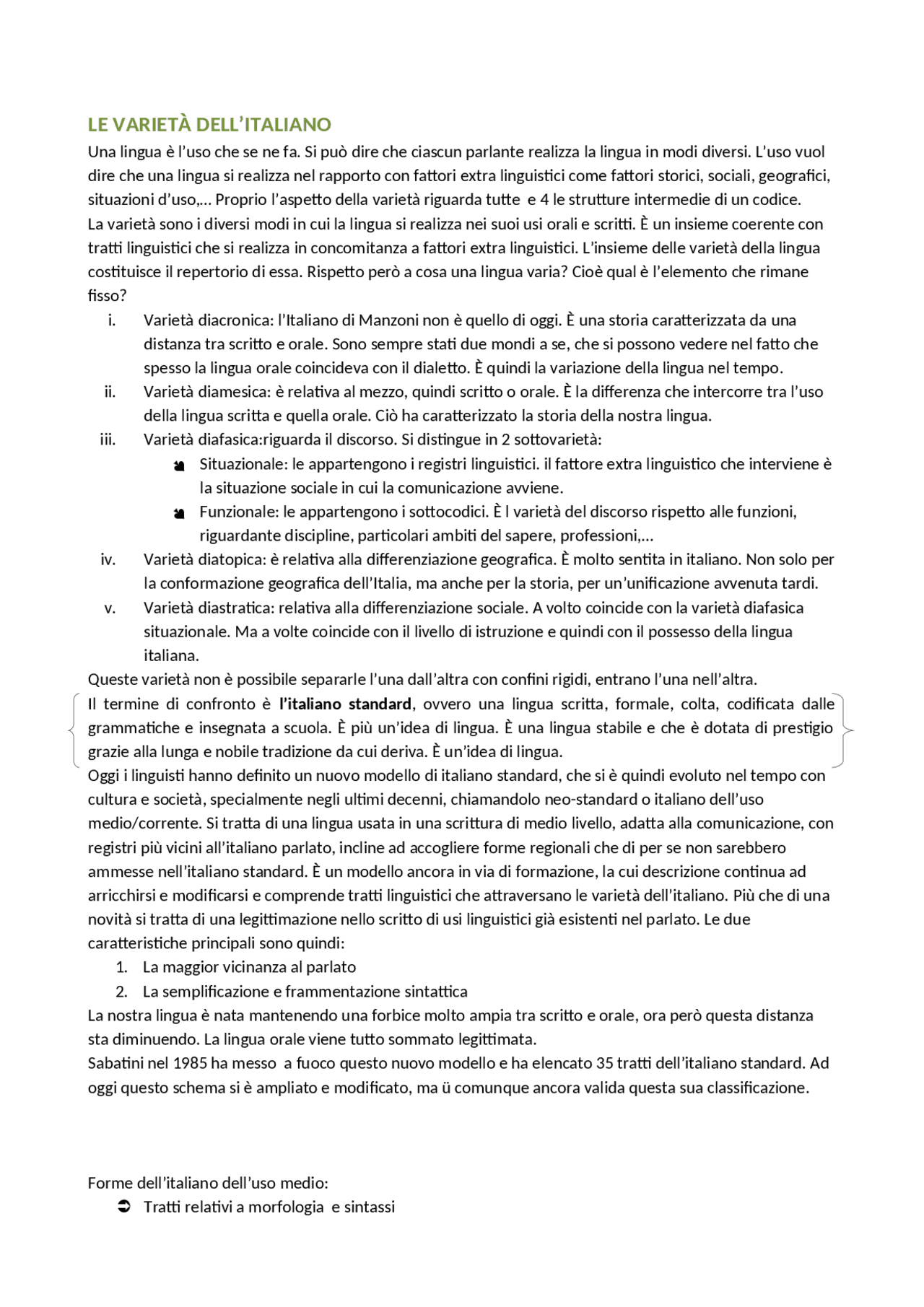 Tecniche Espressive Dellitaliano Profssa Girardi 2 Sem Appunti