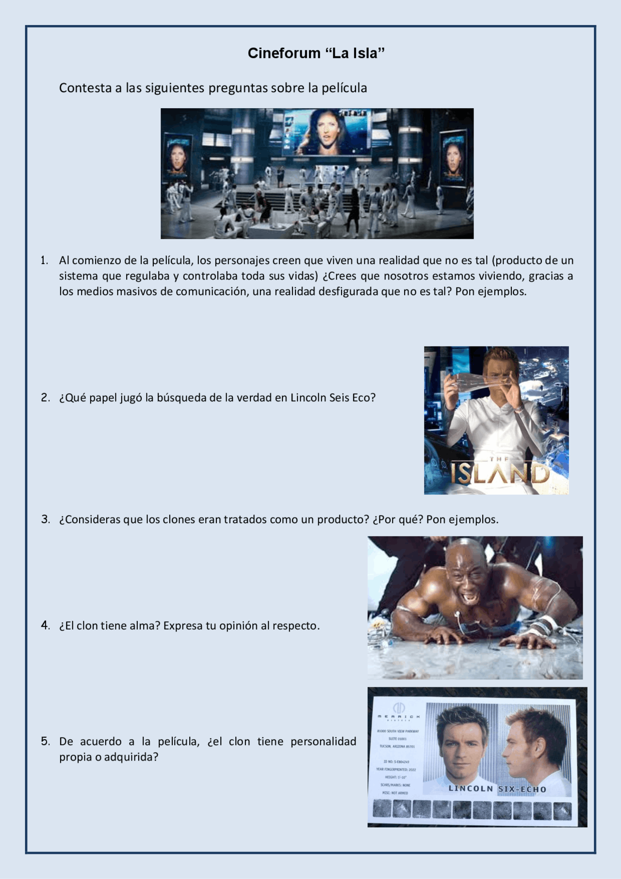 La isla preguntas y respuestas | Diapositivas de Cultura Científica ...