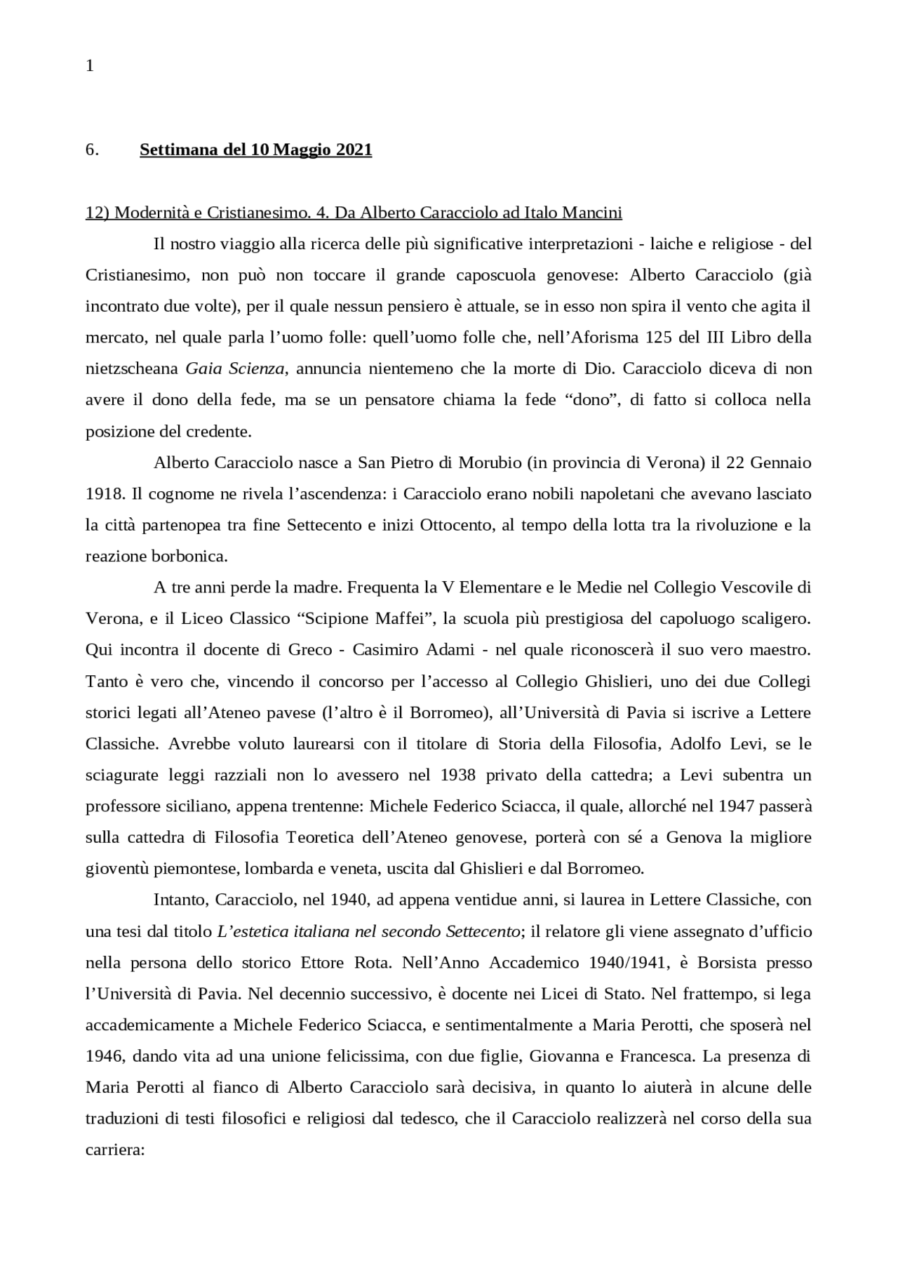 Storia Del Cristianesimo E Delle Chiese Docsity