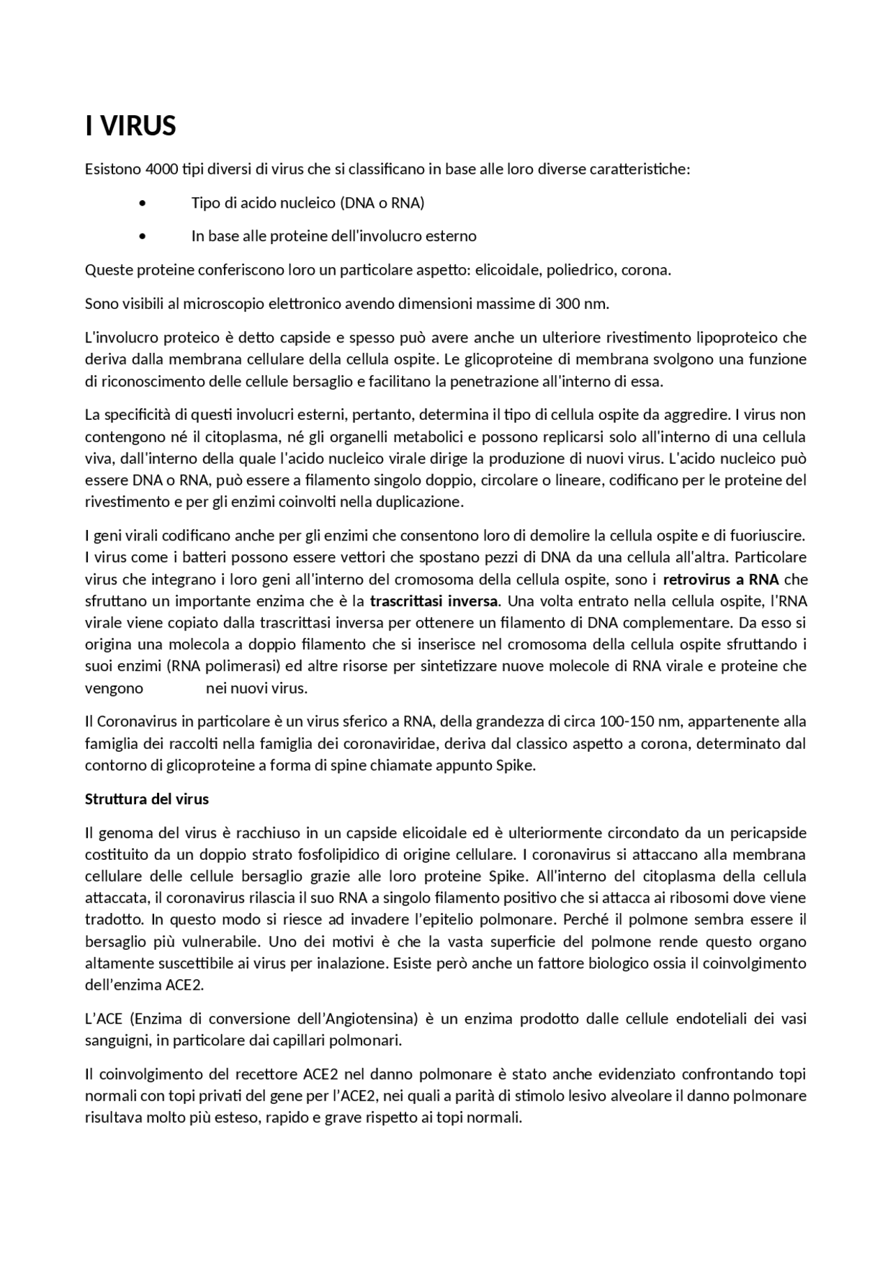 I Virus E I Vaccini Docsity
