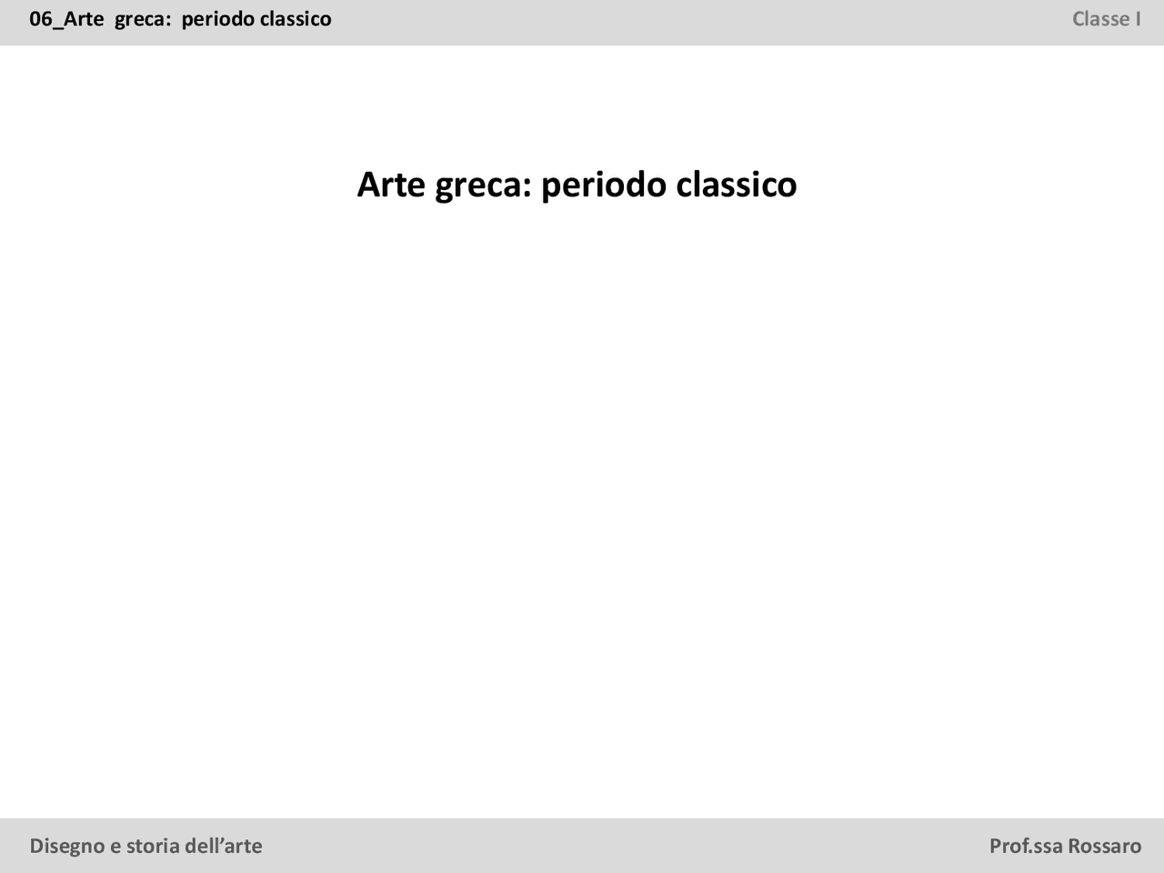 Arte Greca Classica Partenone E Fregi Docsity