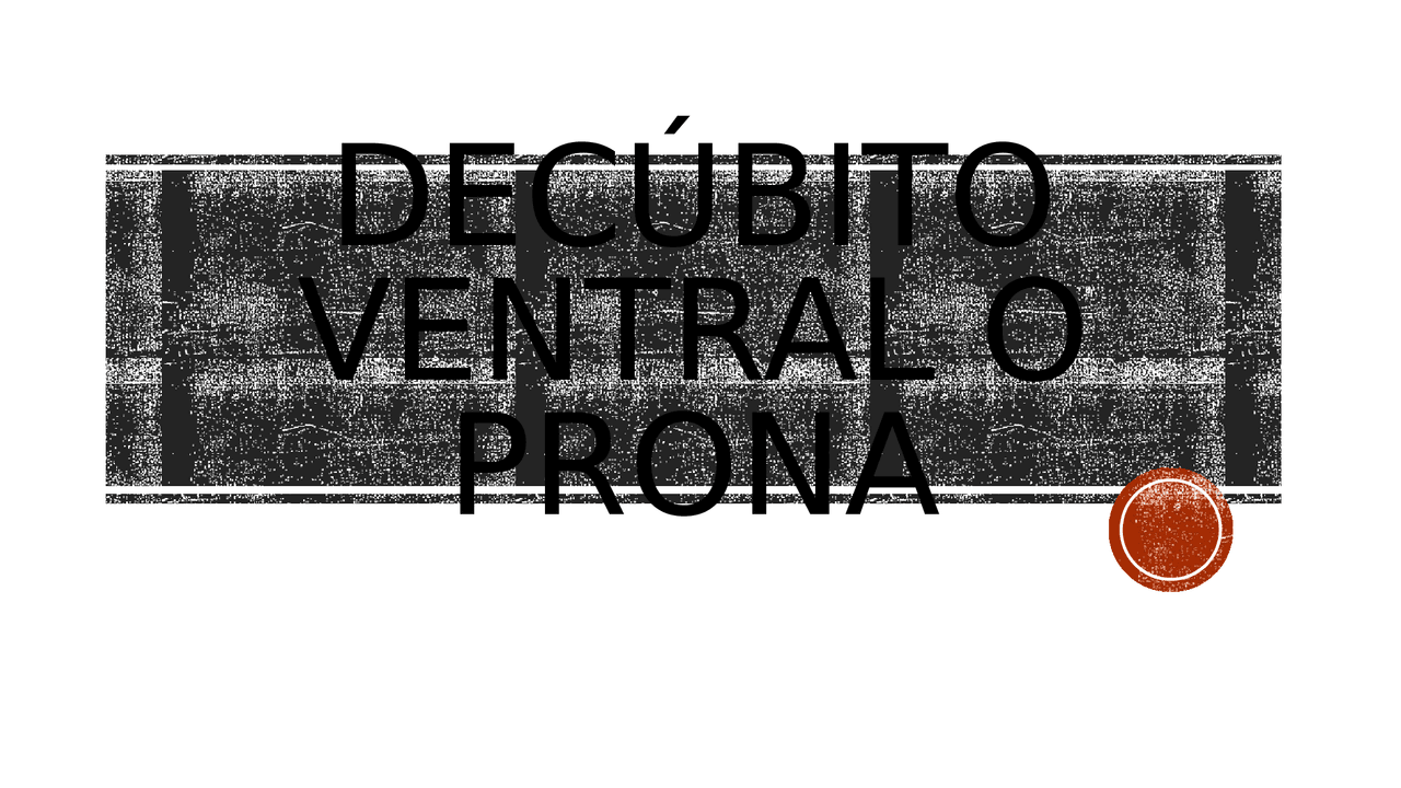 Decubito vertebral o prona - Docsity