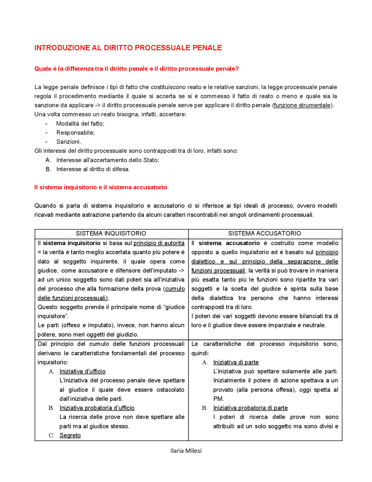 Istituzioni Di Diritto Processuale Penale Pasta Docsity