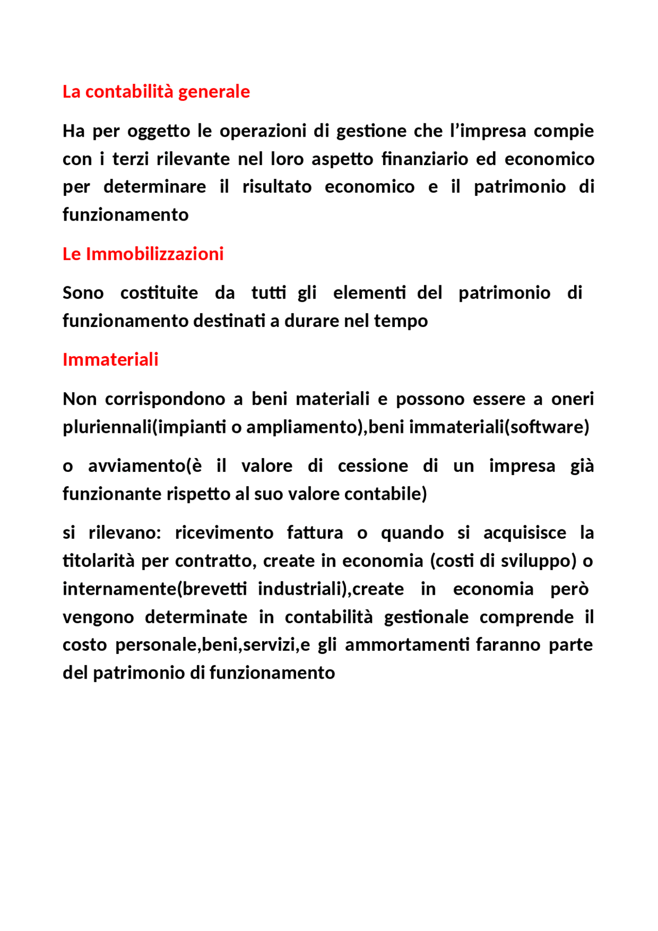 Contabilità Generale Docsity