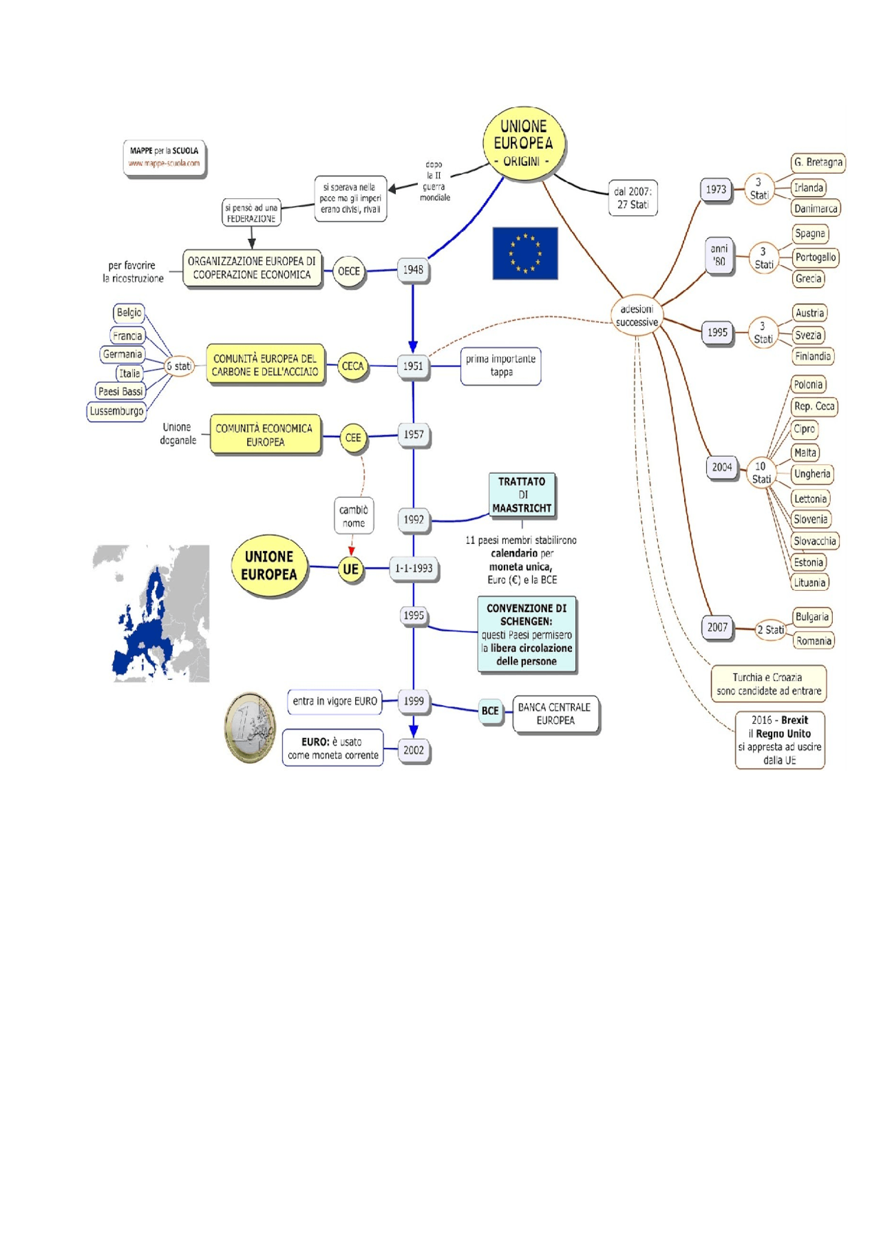 MAPPE GENERICHE DIRITTO INTERNAZIONALE - Docsity