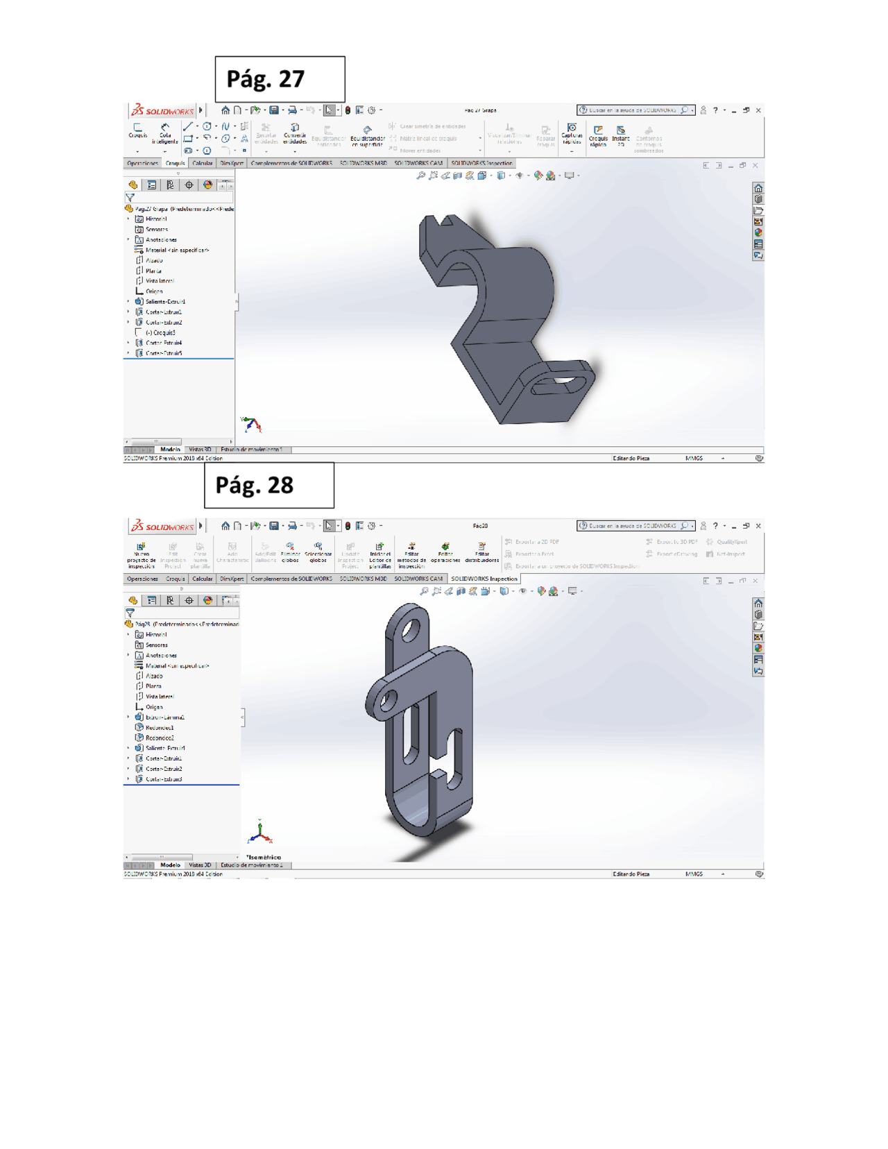 Practicas Solidworks | Ejercicios de Diseño | Docsity