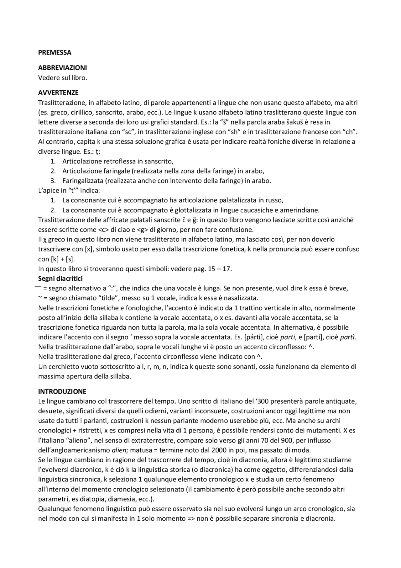 Manuale Il Fanciullo Esame Di Glottologia Docsity