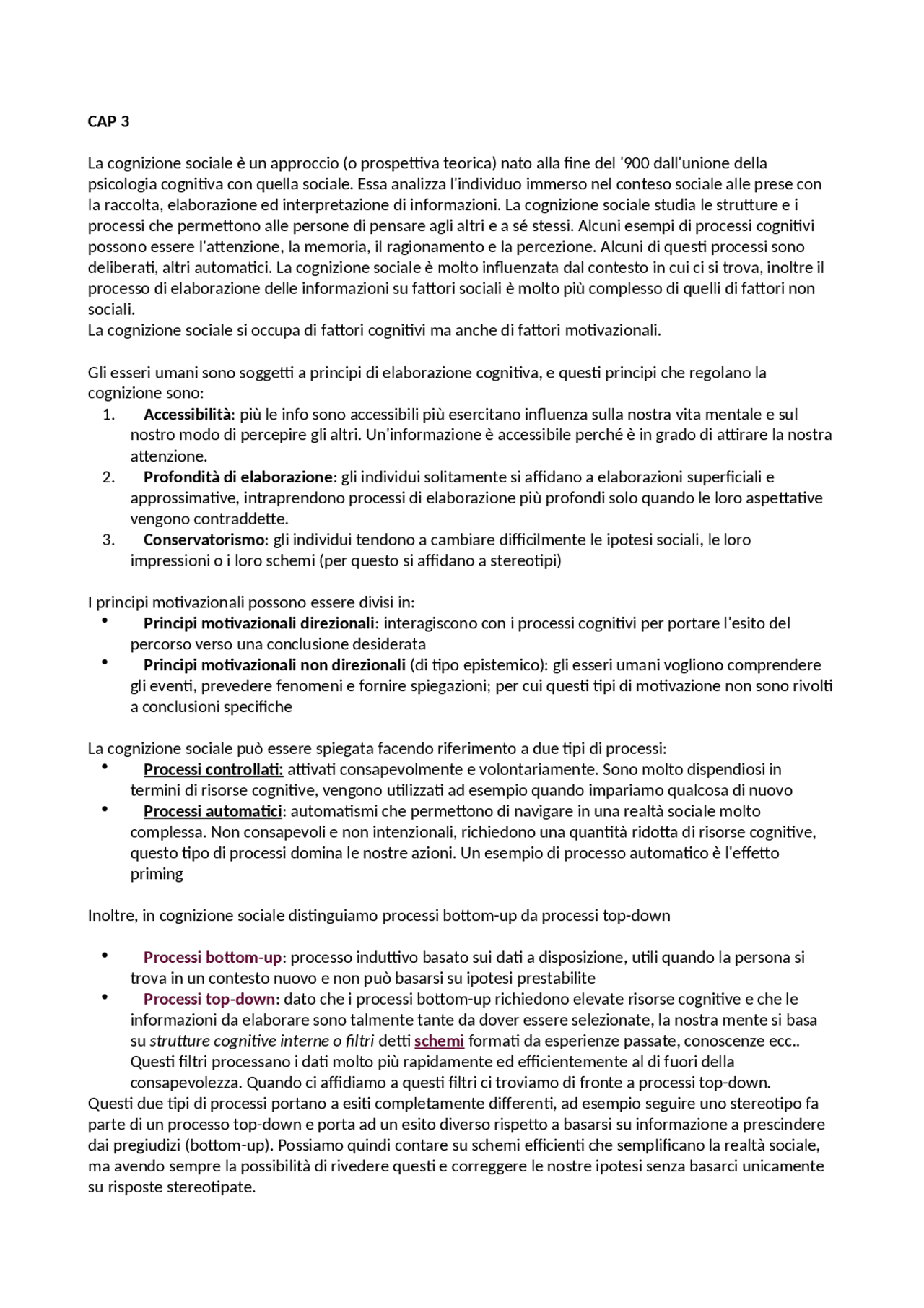Psicologia Sociale Cap 3 Andrighetto Docsity