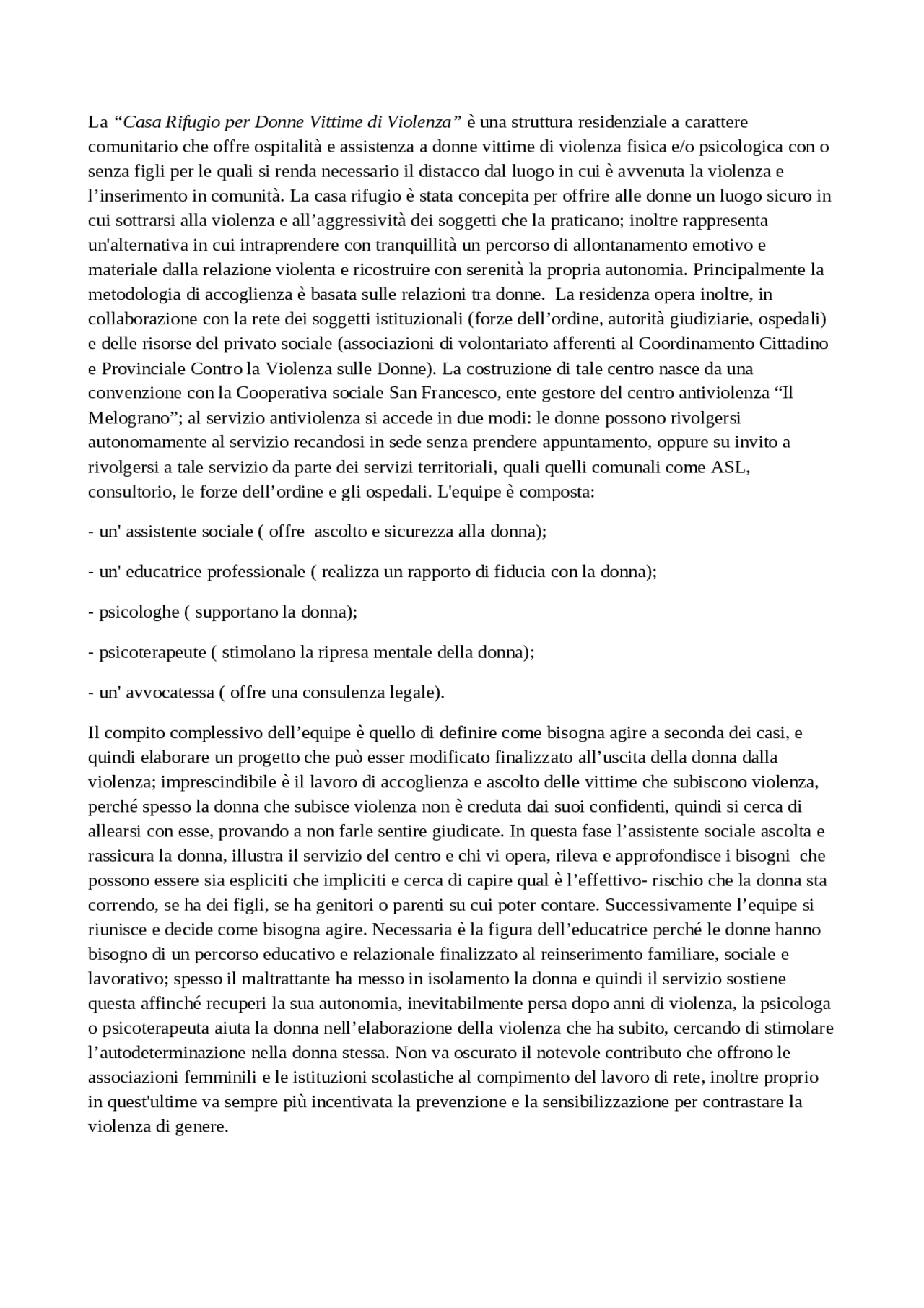 Approfondimento Di Sociologia Docsity