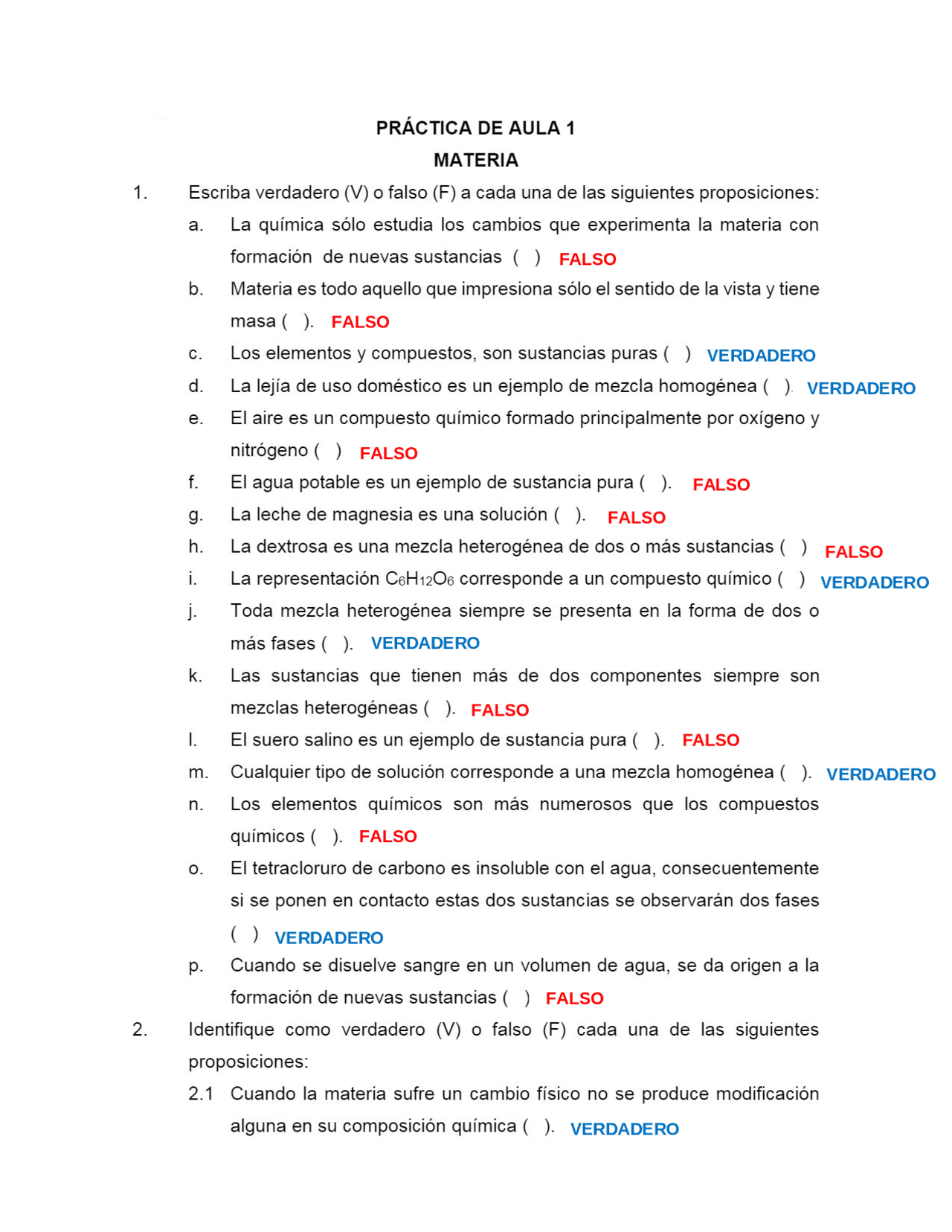 PRACTICA DE LA MATERIA - Docsity