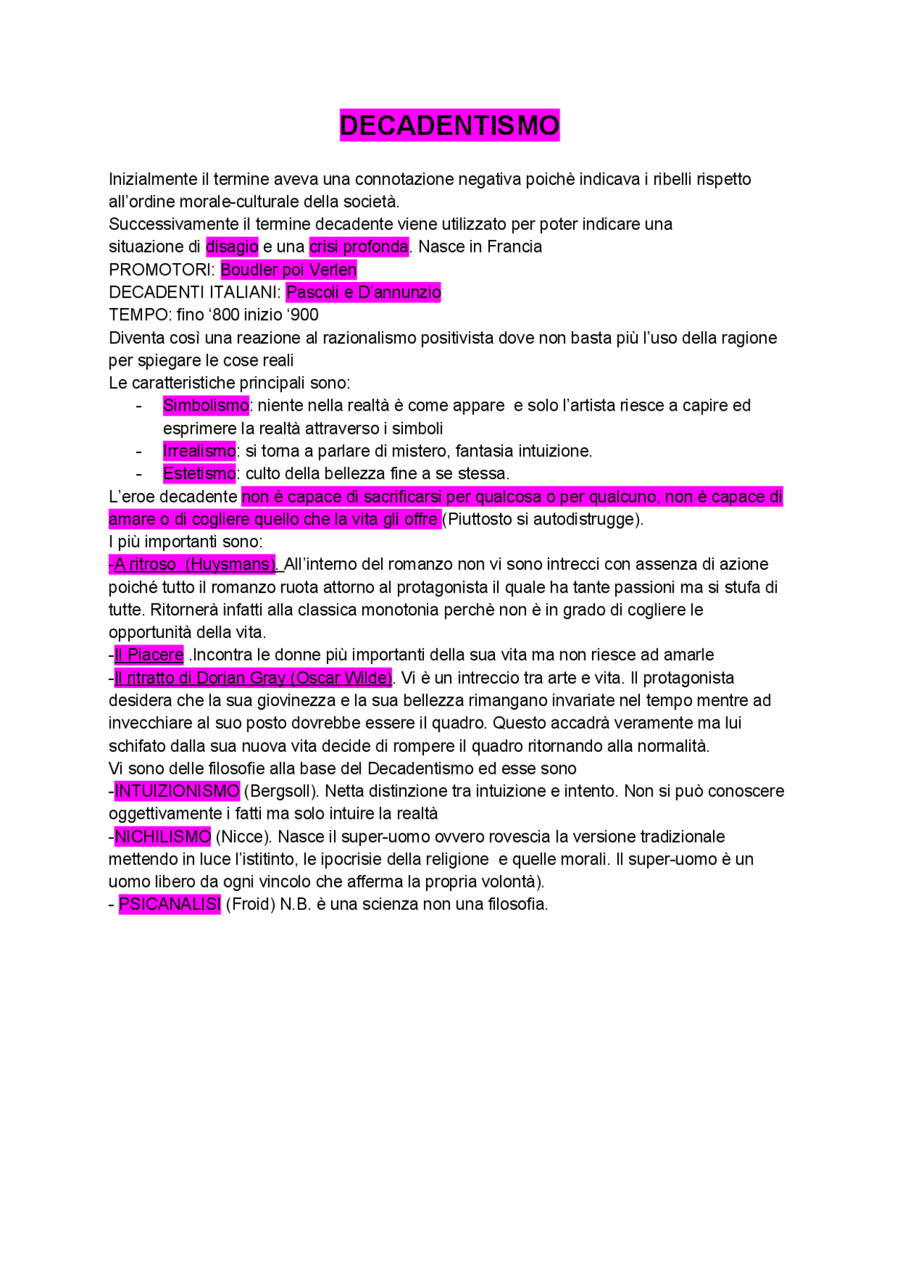 Gabriele Dannunzio Montale Ungaretti E Saba Docsity