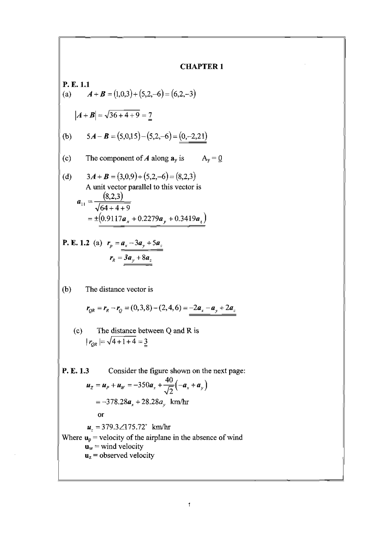 electromagnetics ch1 | Exercises Electromagnetic Engineering | Docsity