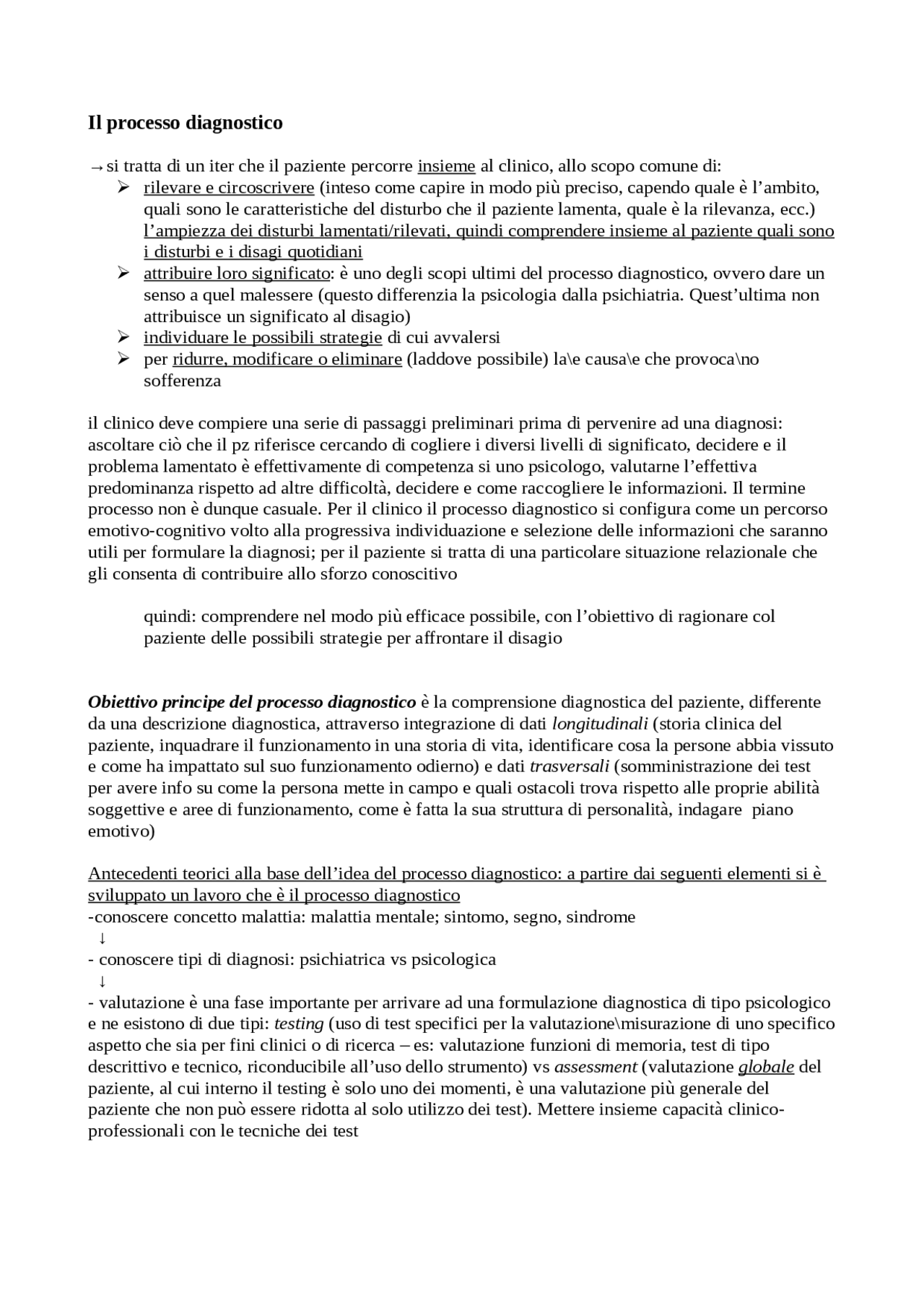 Appunti Modelli Di Colloquio Docsity