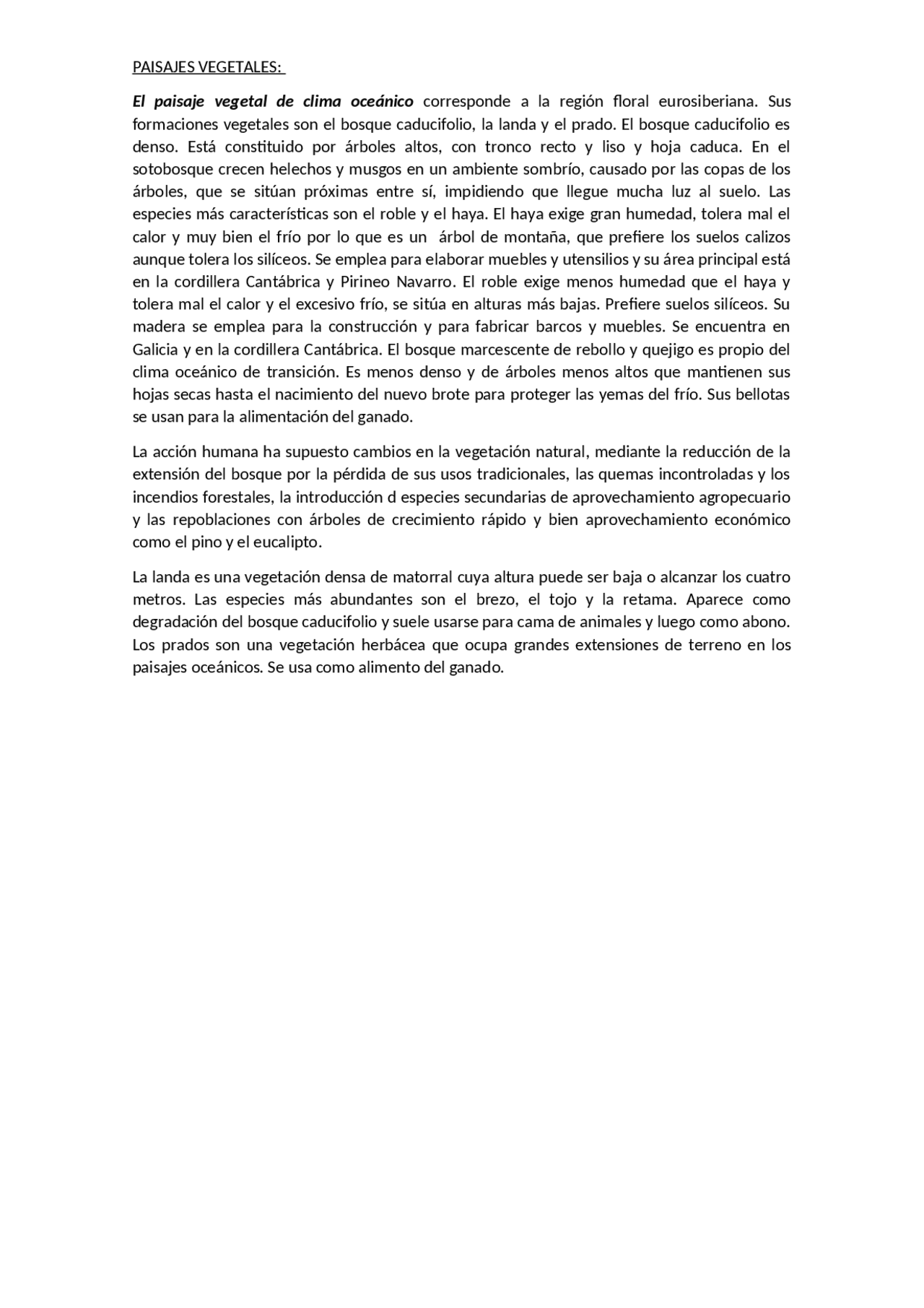Geografía Tema 3 Evau Docsity