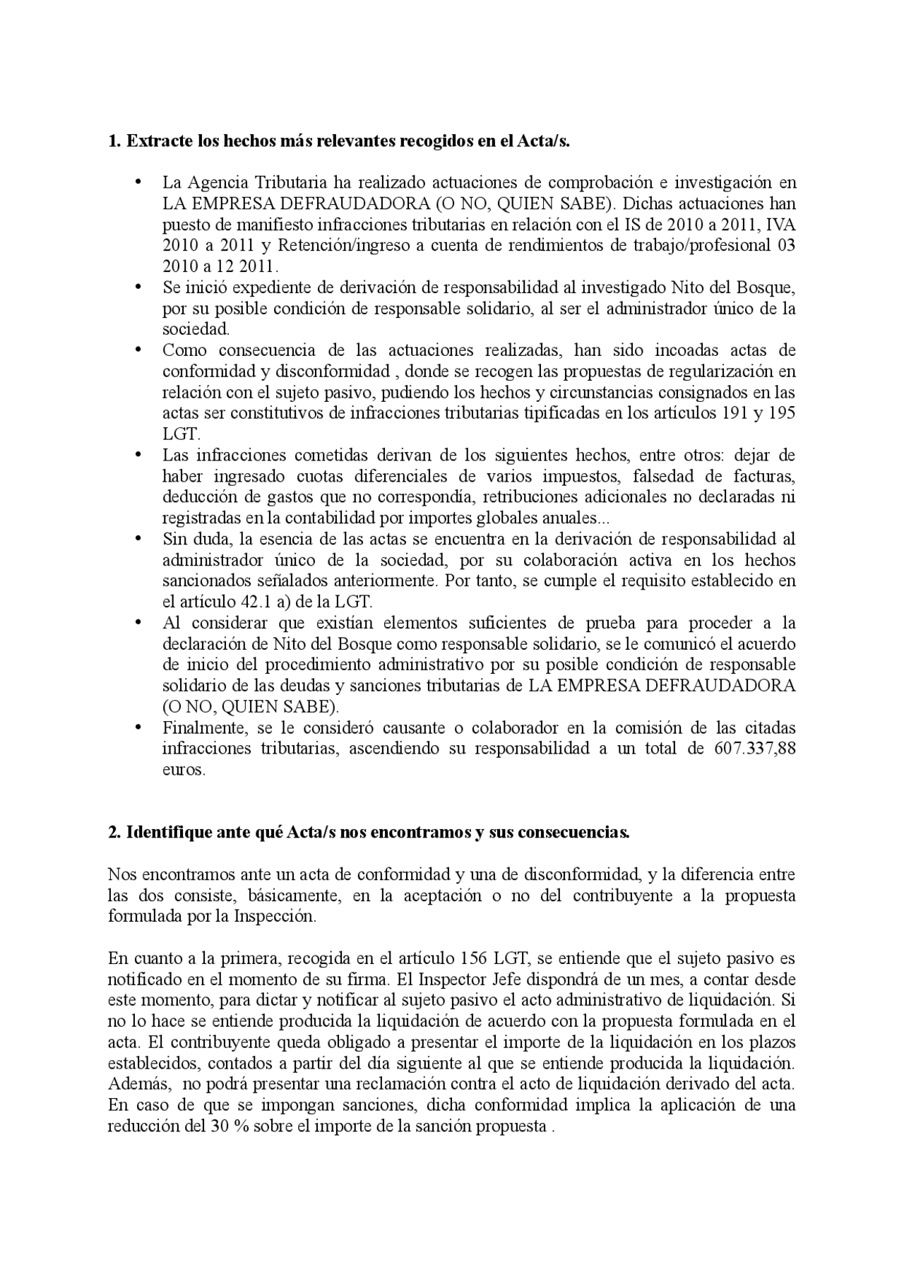 Interactiva Procedimientos Tributarios Docsity