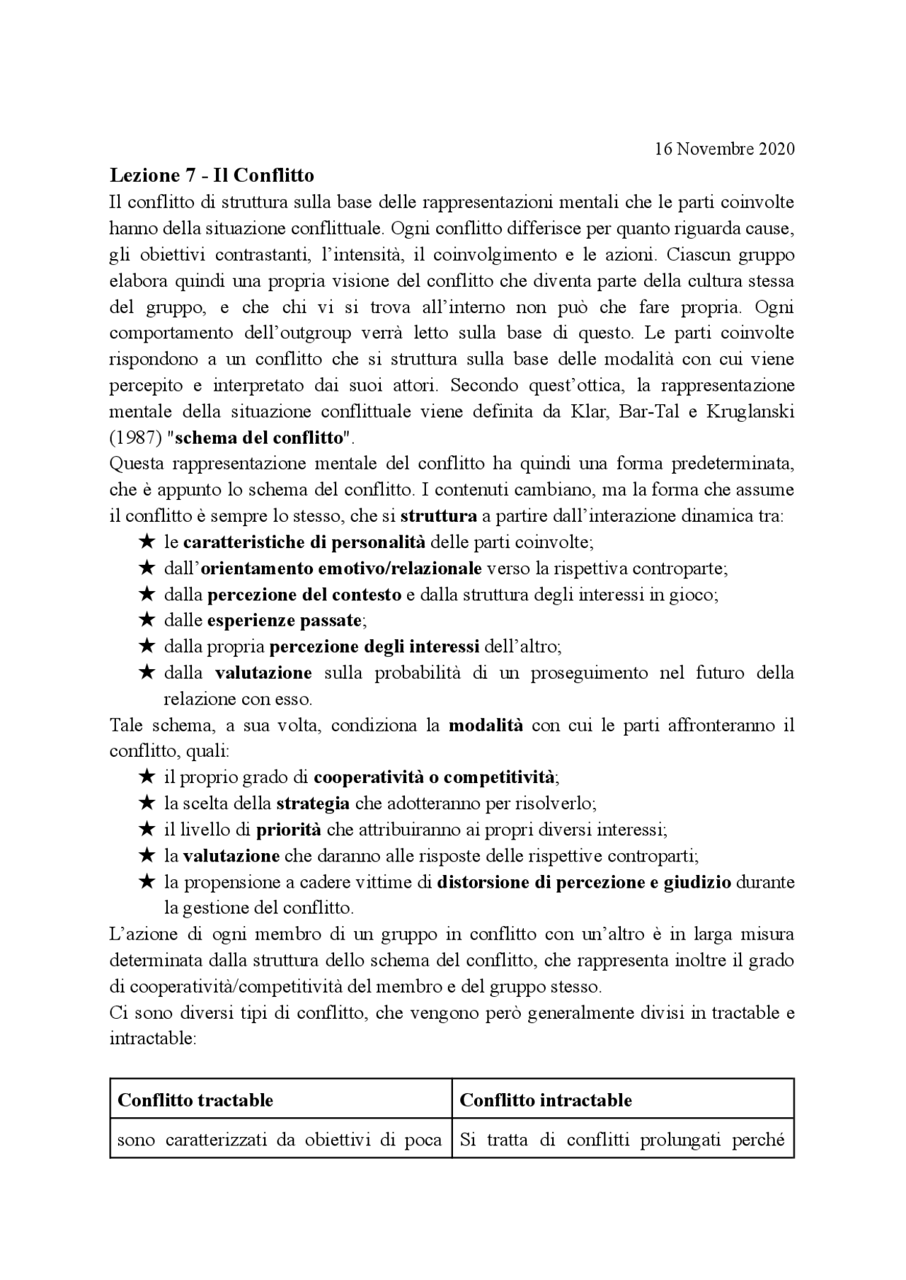 Lezione 7 Il Conflitto Docsity