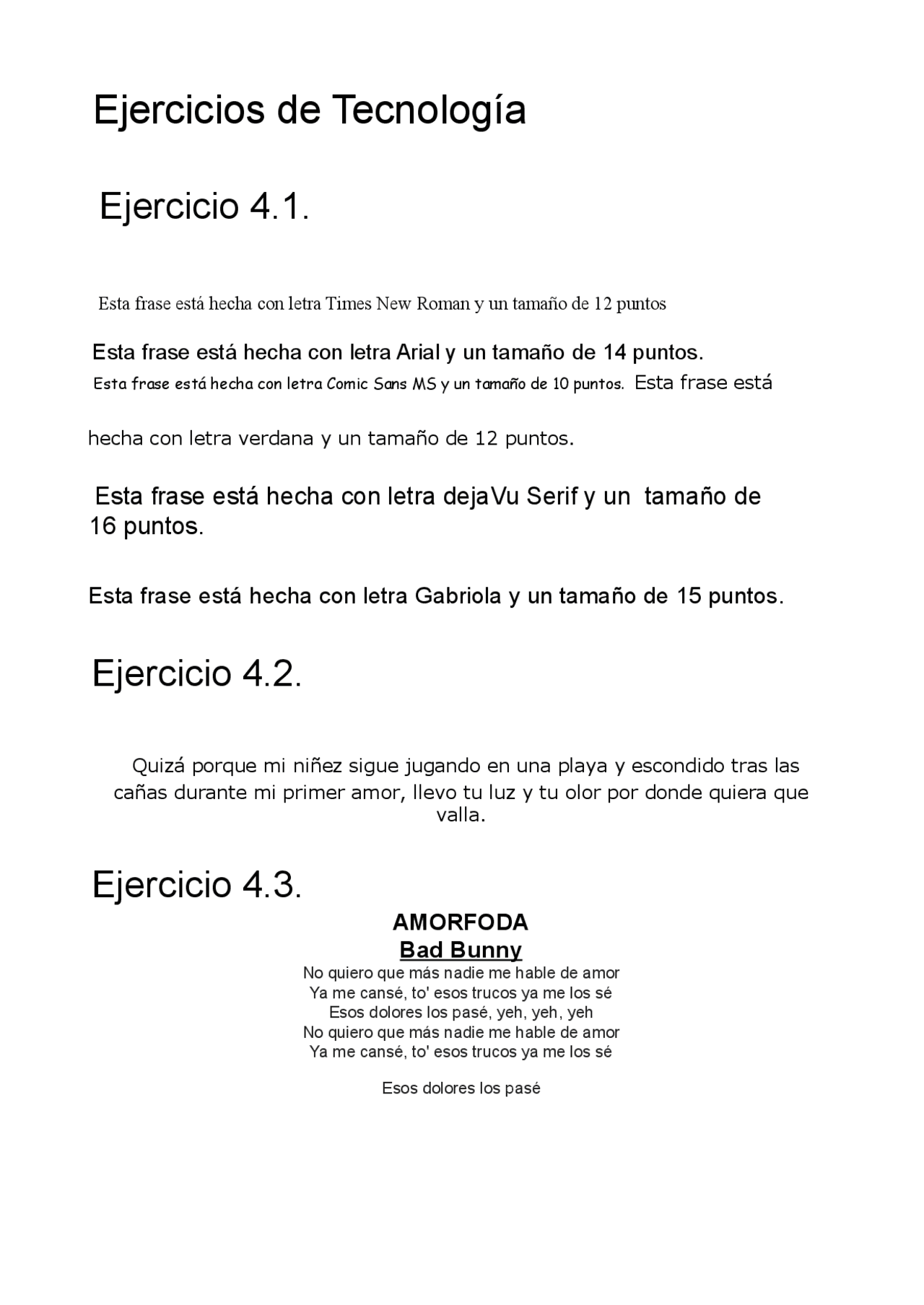 Ejercicios De Tecnología Docsity