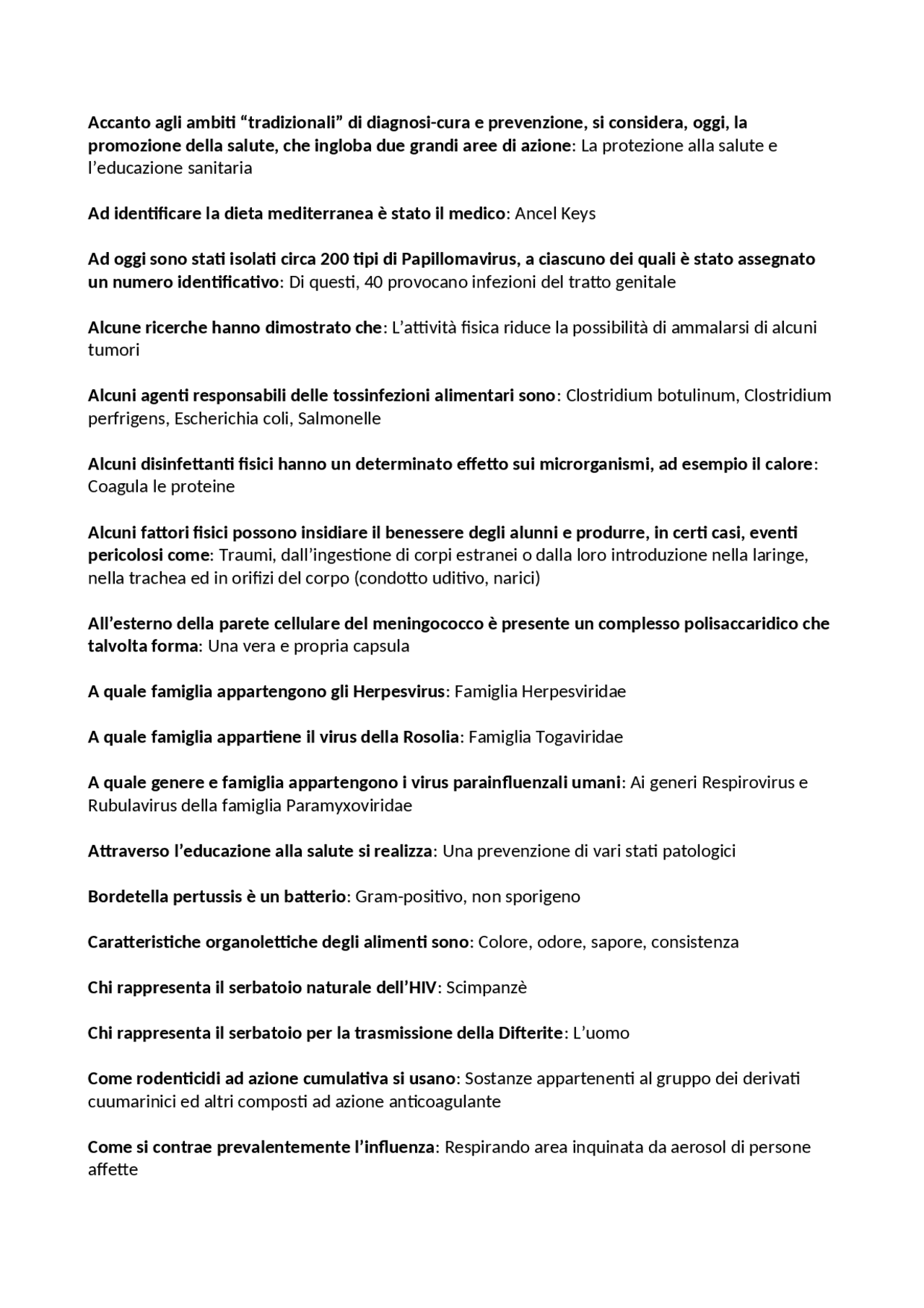 Igiene Generale E Applicata Unipegaso Appunti Di Scienze Mediche