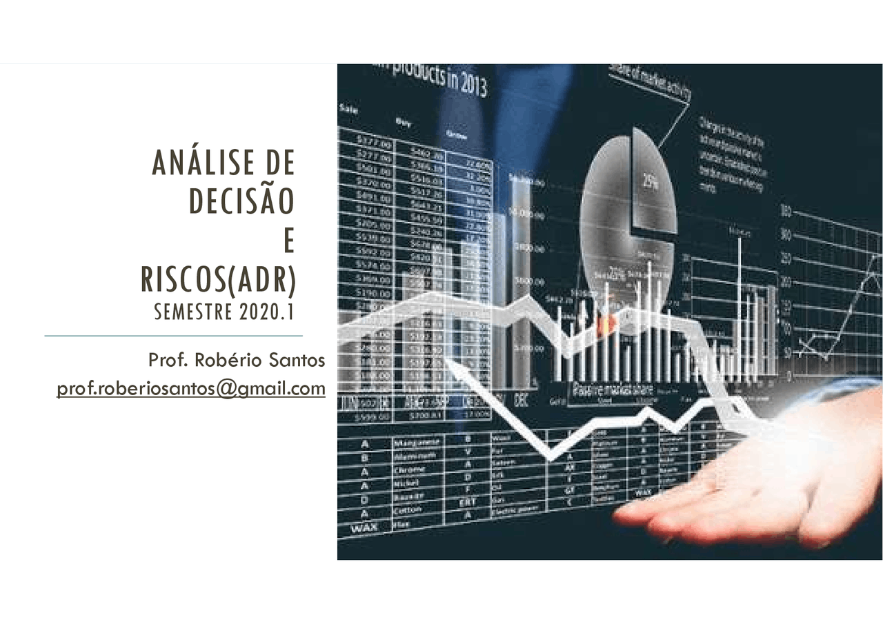Análise De Decisão De Riscos Docsity