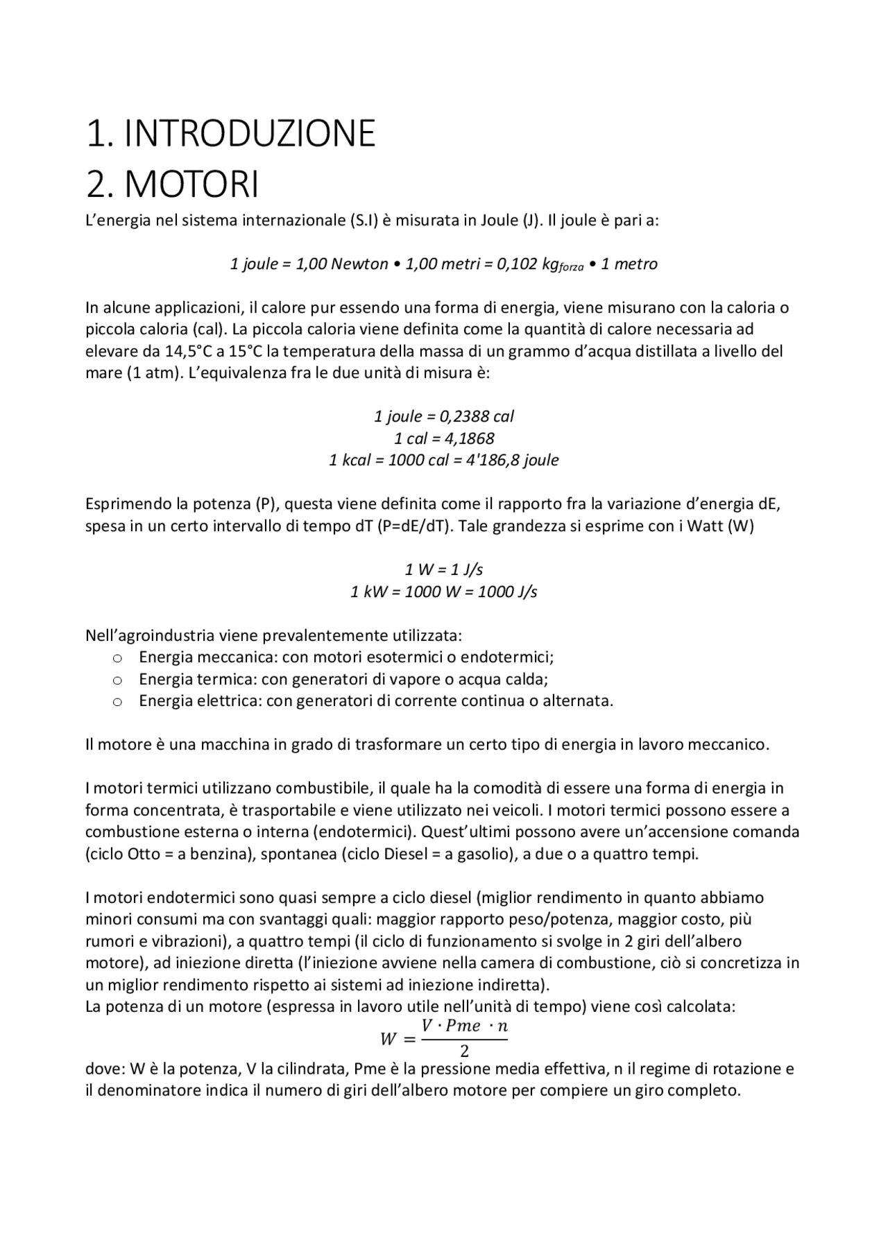 Appunti Di Macchine E Impianti Enologici Docsity