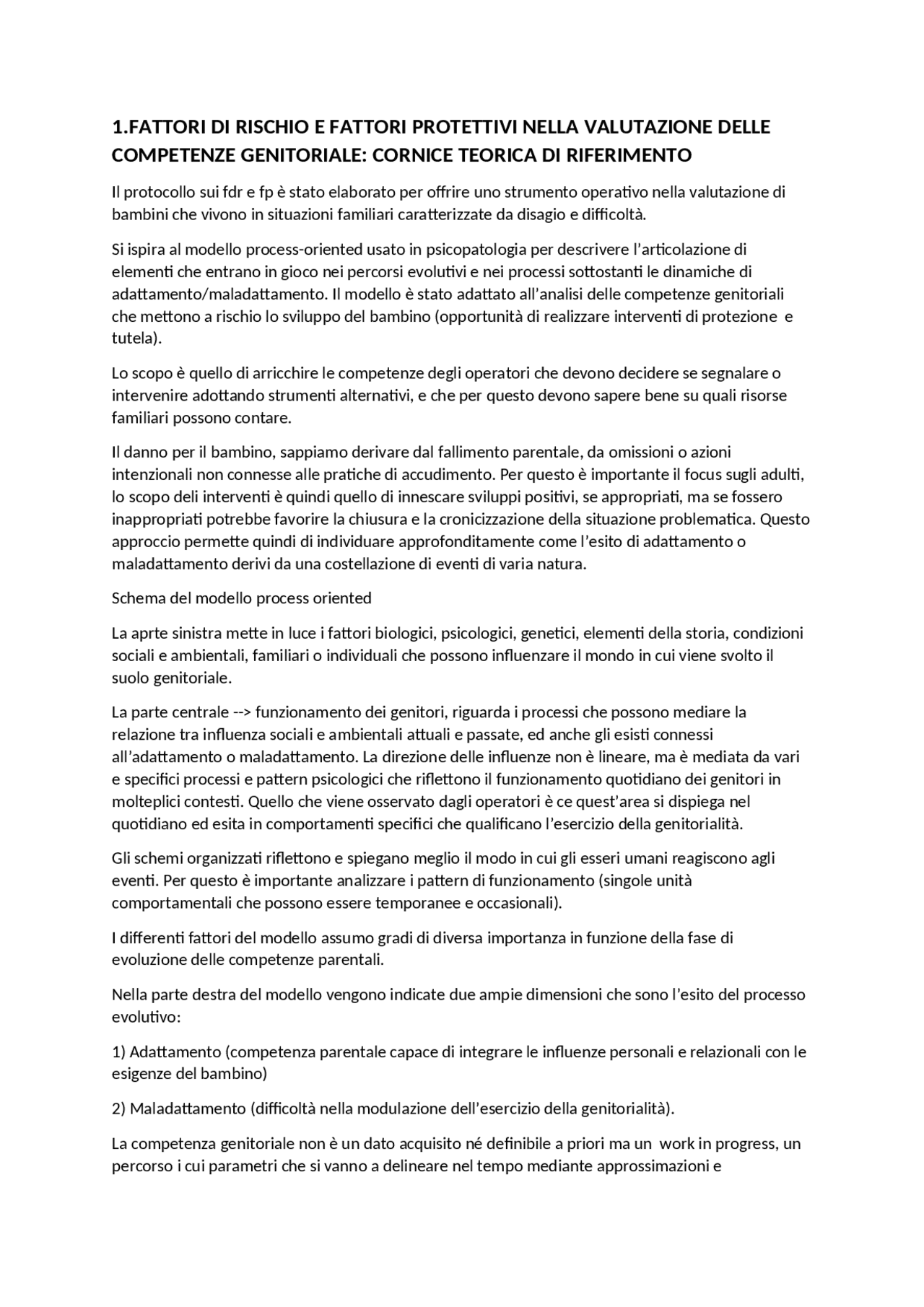 Tra Rischio E Protezione Docsity