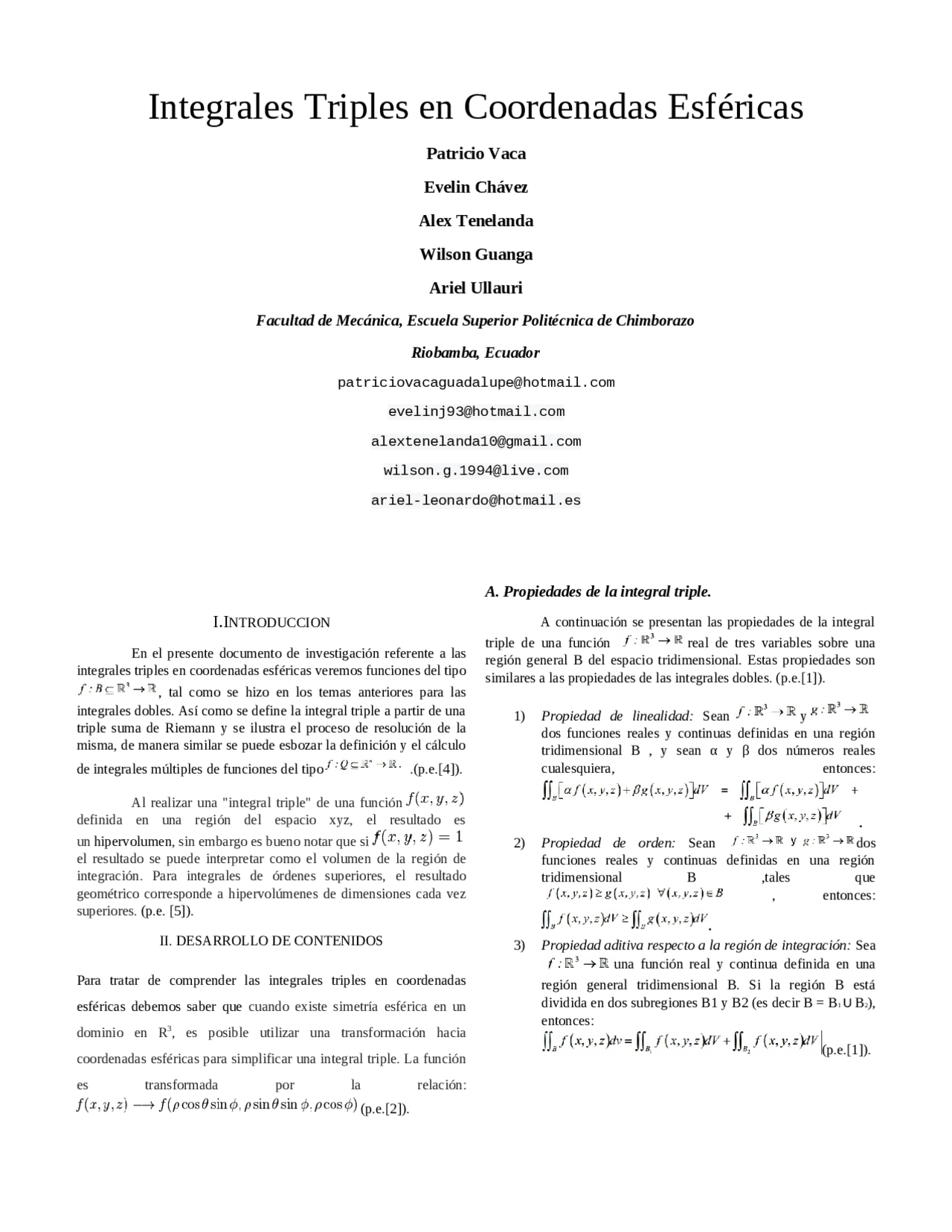 Integrales Triples En Coordenadas Polares Notes De Matemáticas