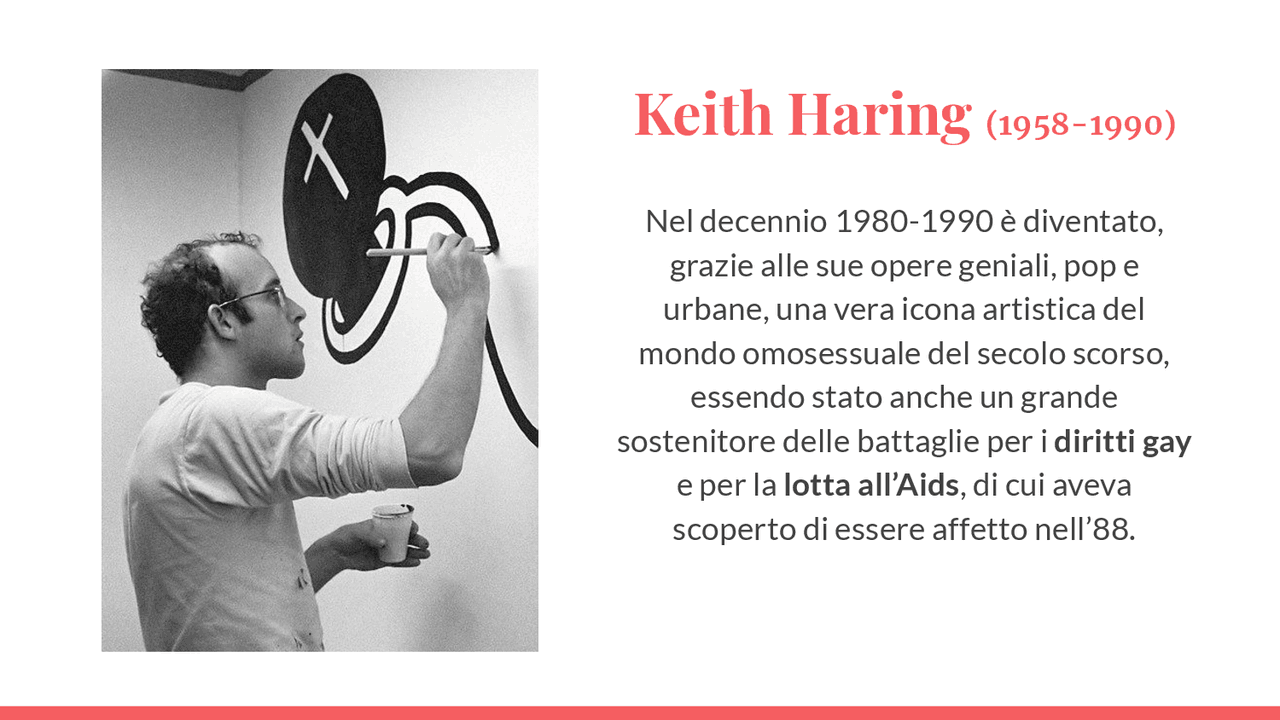 Keith Haring (PowerPoint) EDUCAZIONE CIVICA - Docsity