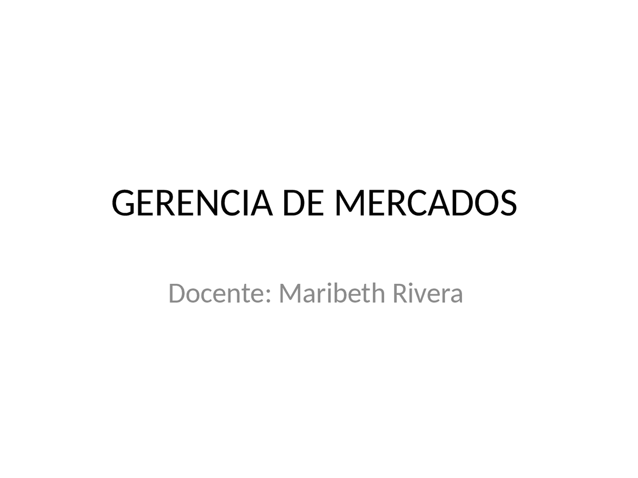 Gerencia De Mercados Slides De Sistemas De Informação De Gestão Docsity