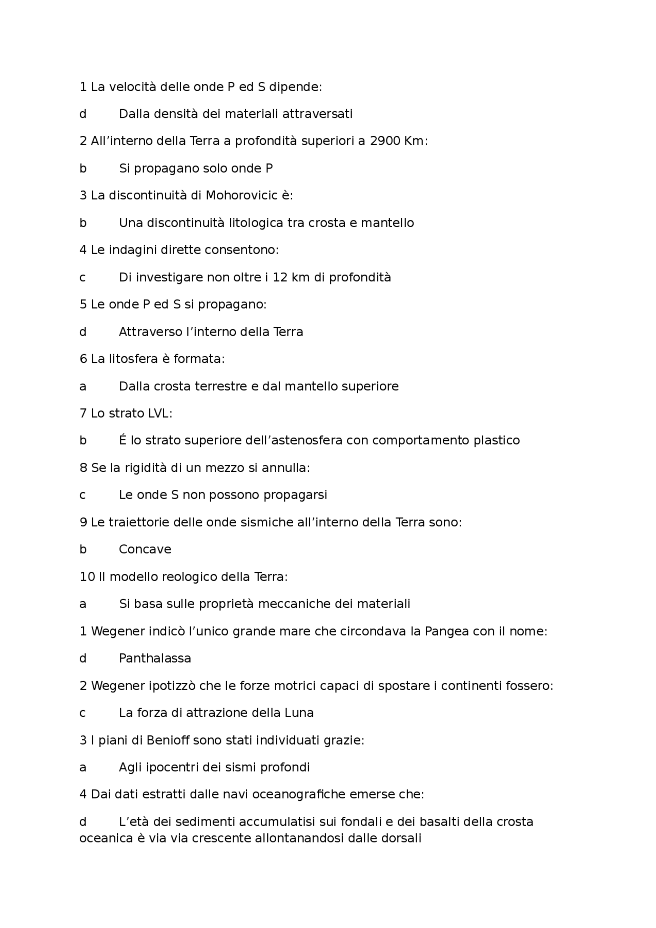 Geologia Applicata Domande E Risposte Classform 2021 Esame Superato Con