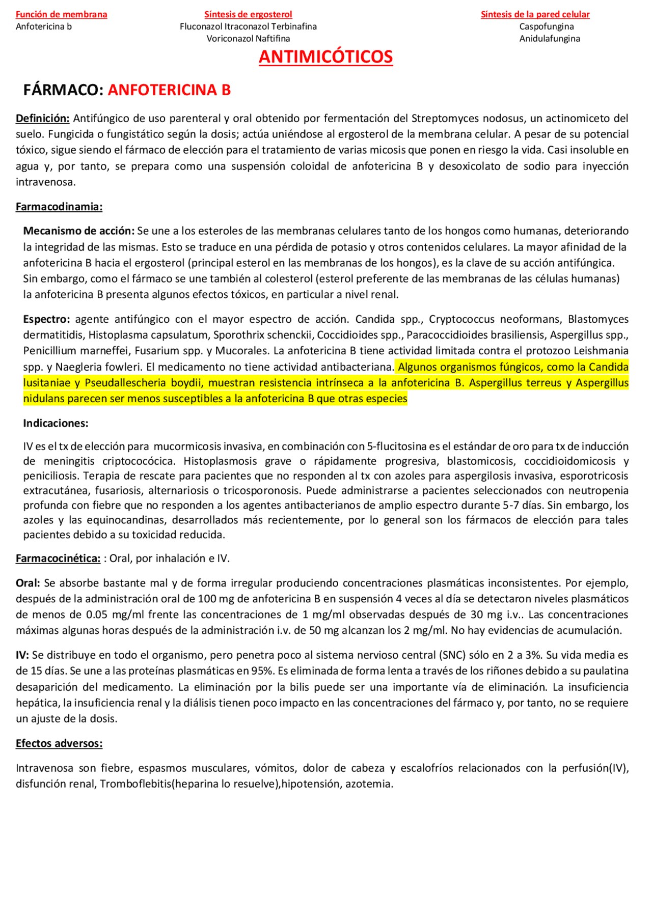 AntimicÓticos Apuntes Docsity