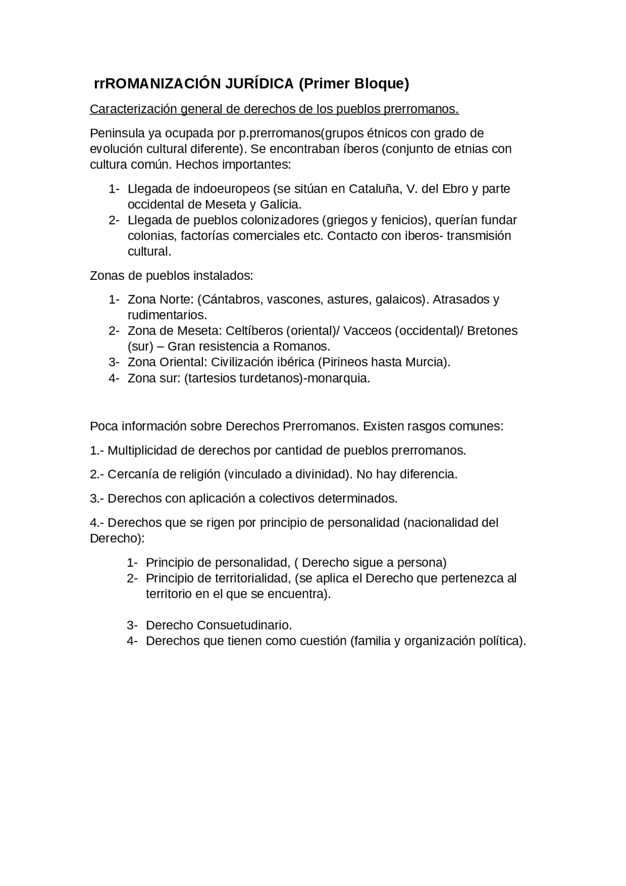 Apuntes Historia Del Derecho Primer Año Docsity