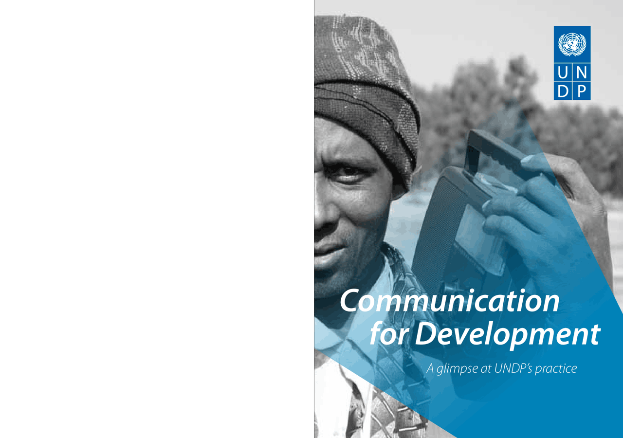 Communication for Development A Glimpse - Docsity