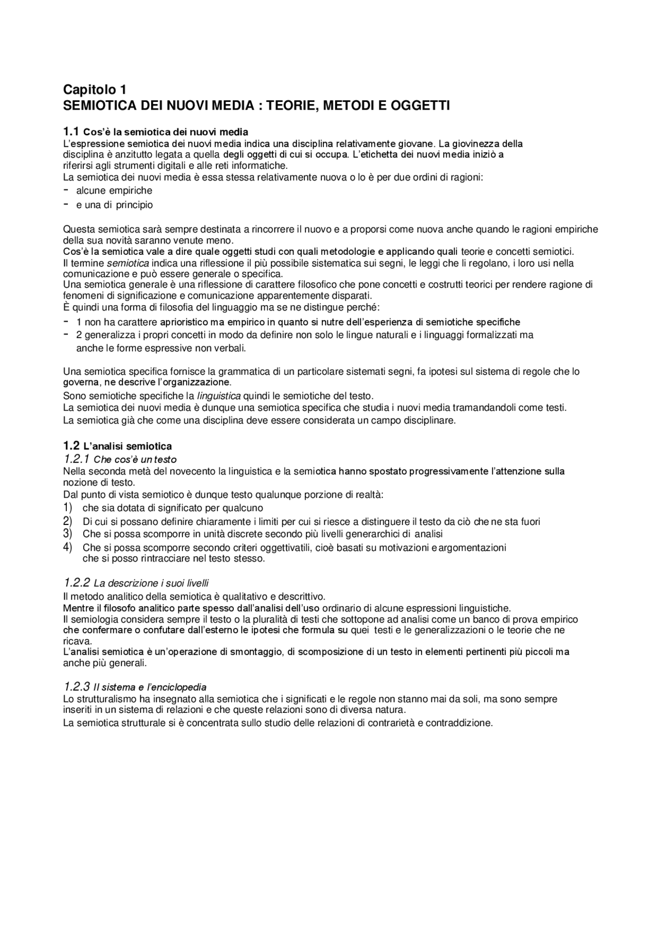 Introduzione Alla Semiotica Docsity
