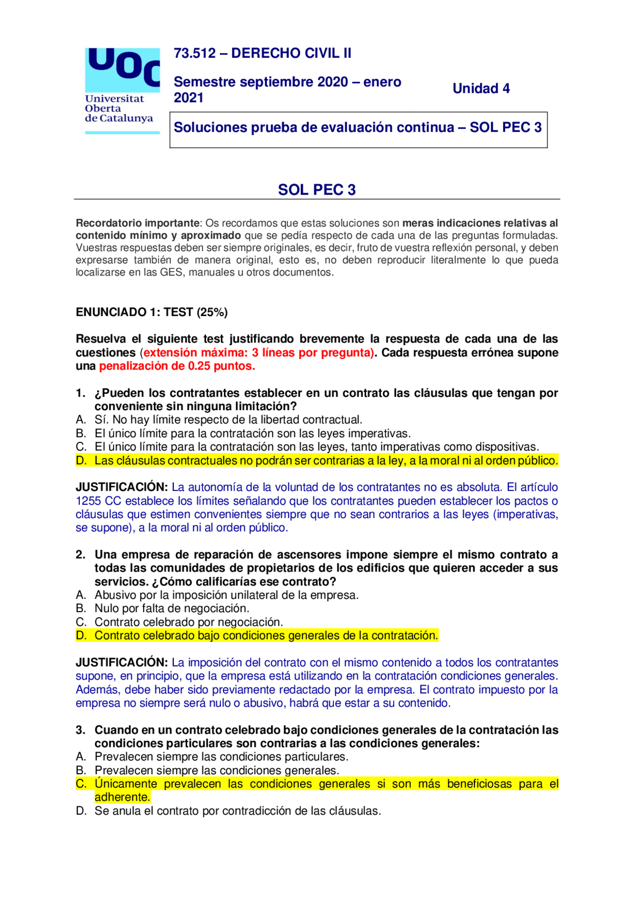 Soluciones Pec 3 220 Docsity