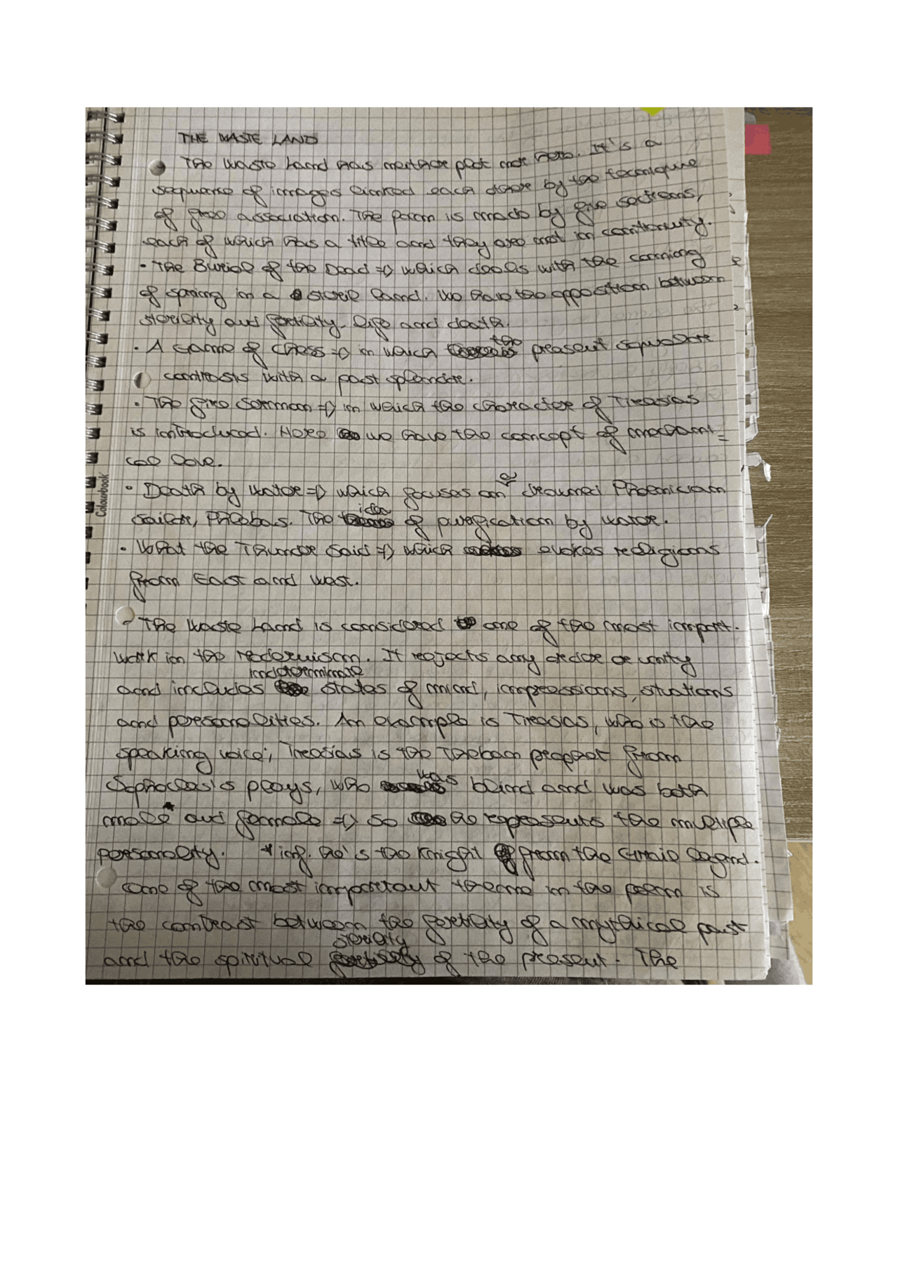 Eliot Opera E Testi Docsity