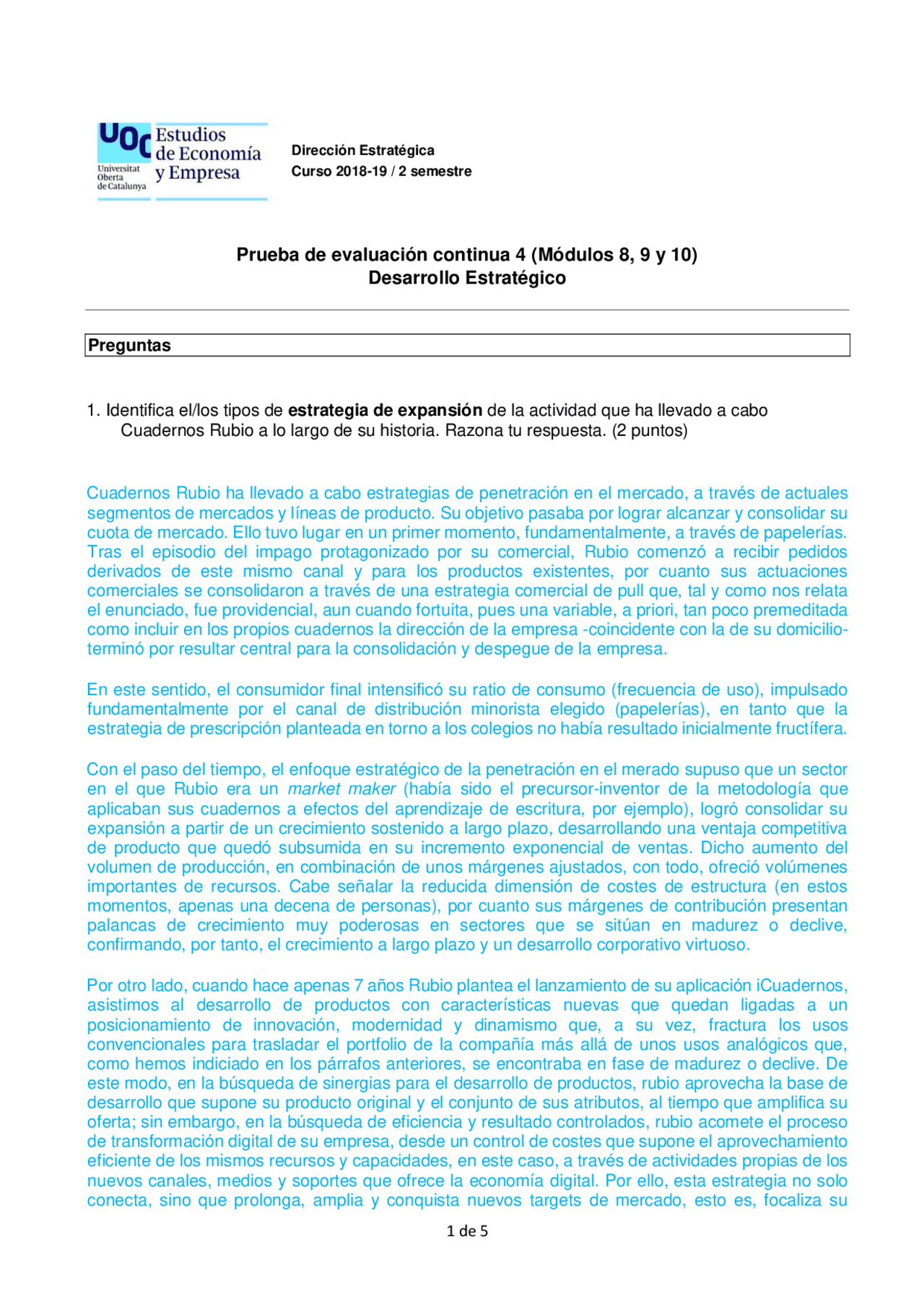Solución De Los Ejercicios Pec 4 Docsity