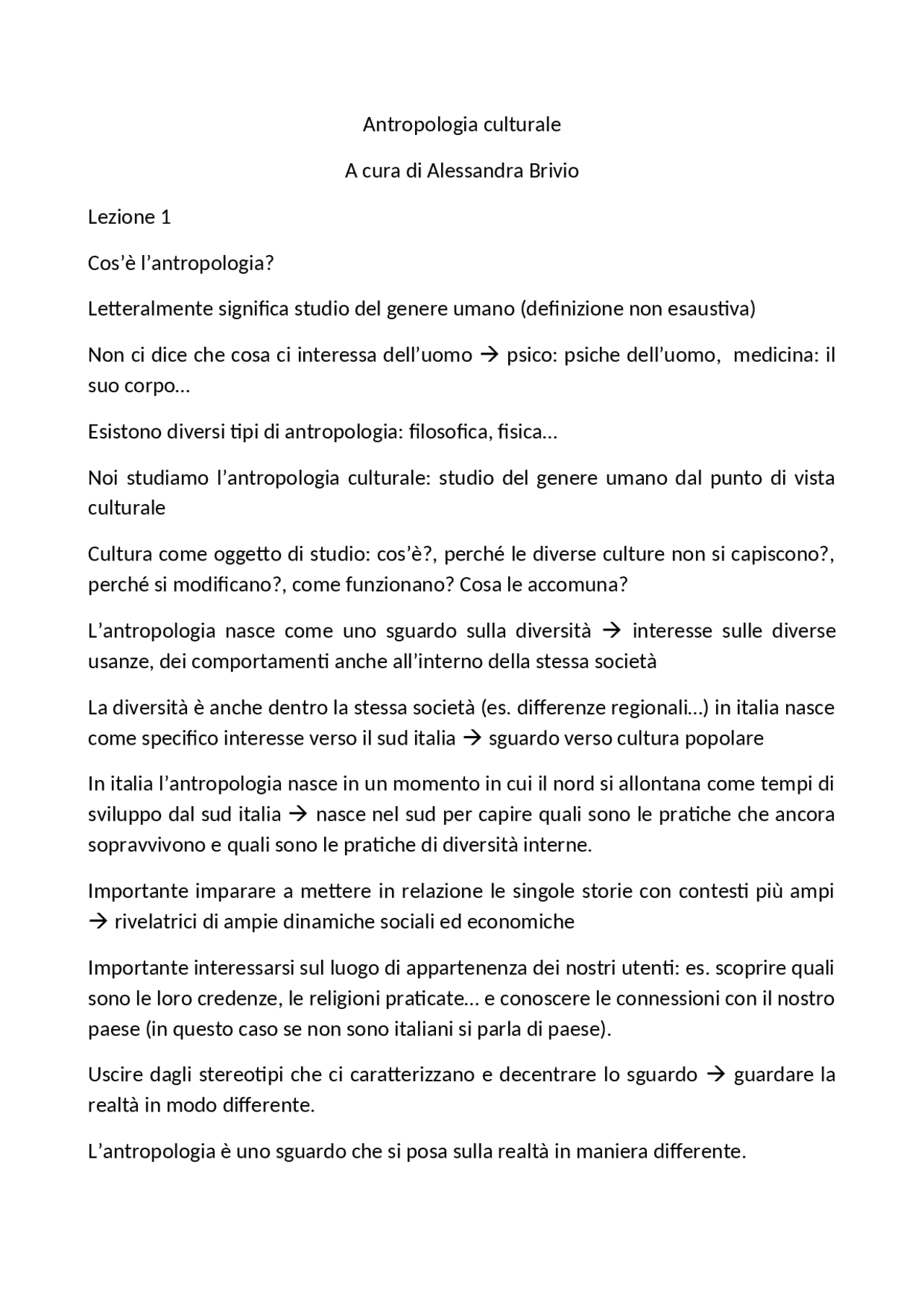 Vari Riassunti Di Differenti Materie Docsity
