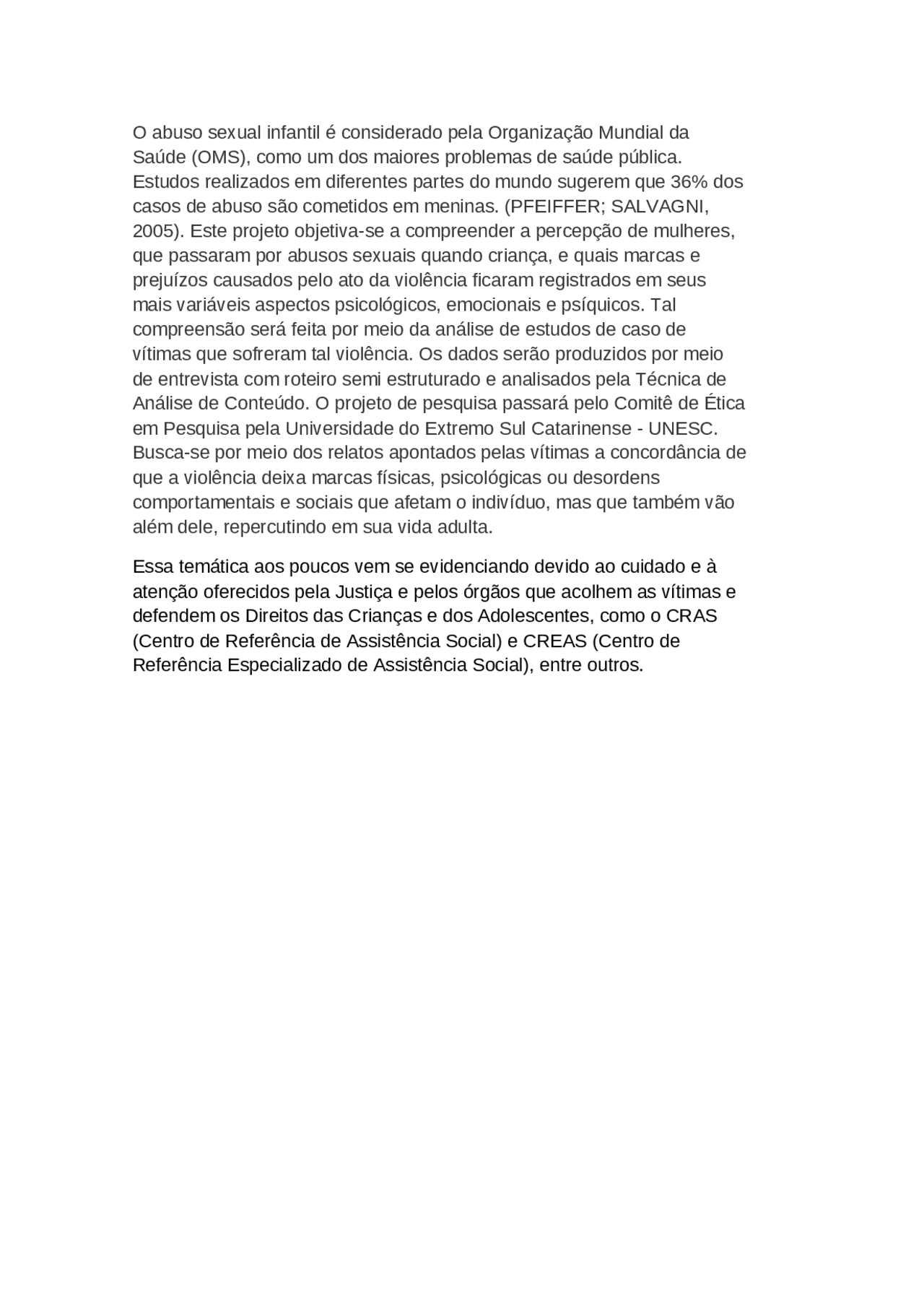 Pedofilia Prevenção Docsity