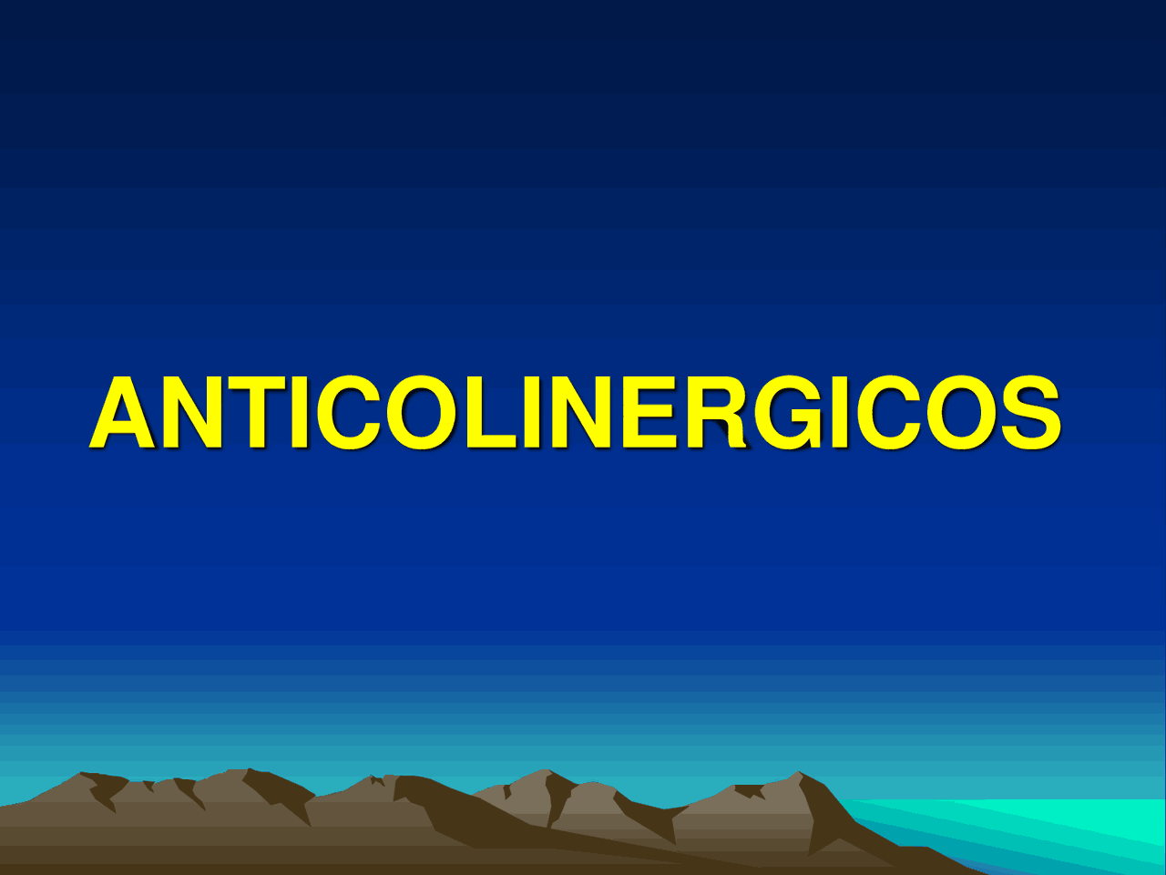 Fármacos Anticolinergicos | Apuntes de Farmacología | Docsity