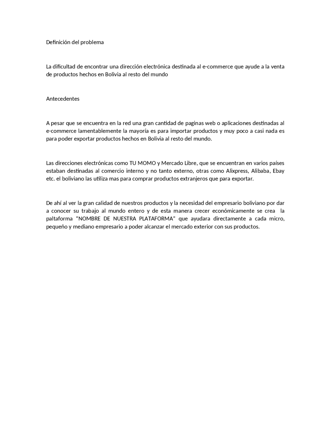 Como definir un problema - Docsity