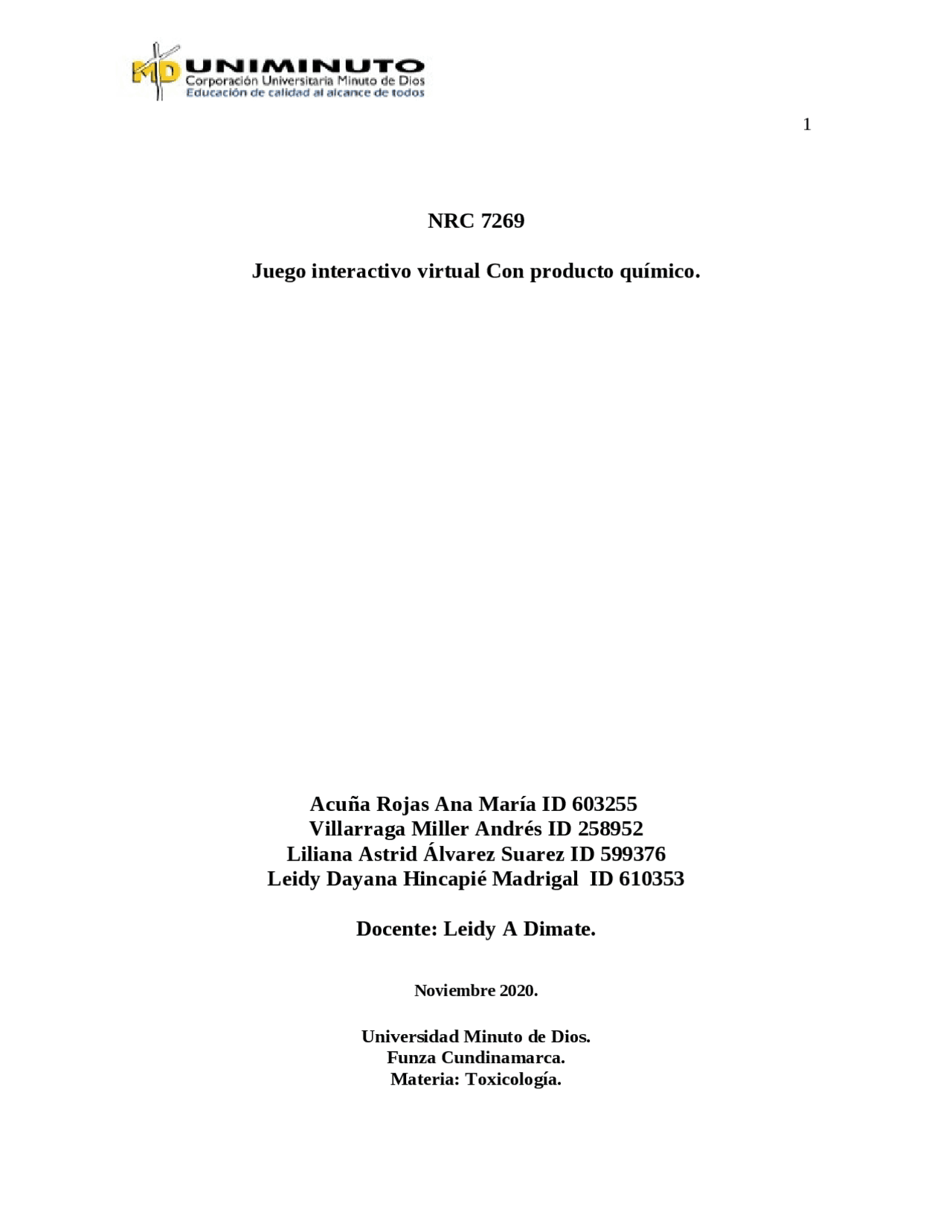 Actividad 7 Toxicologia Apuntes De Toxicología Docsity