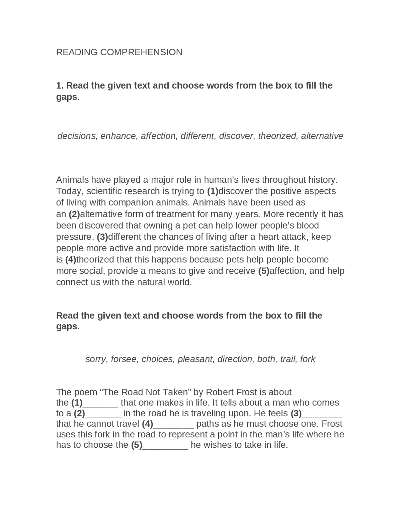 Reading Composition Docsity