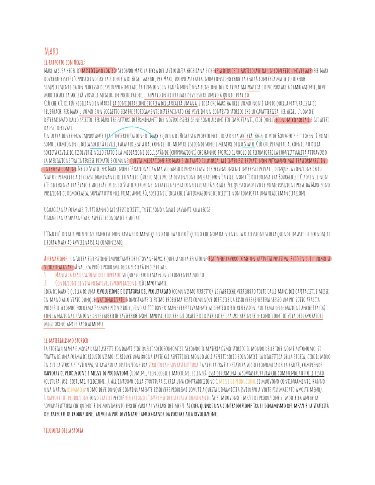 Marx 5 Liceo Scientifico Docsity