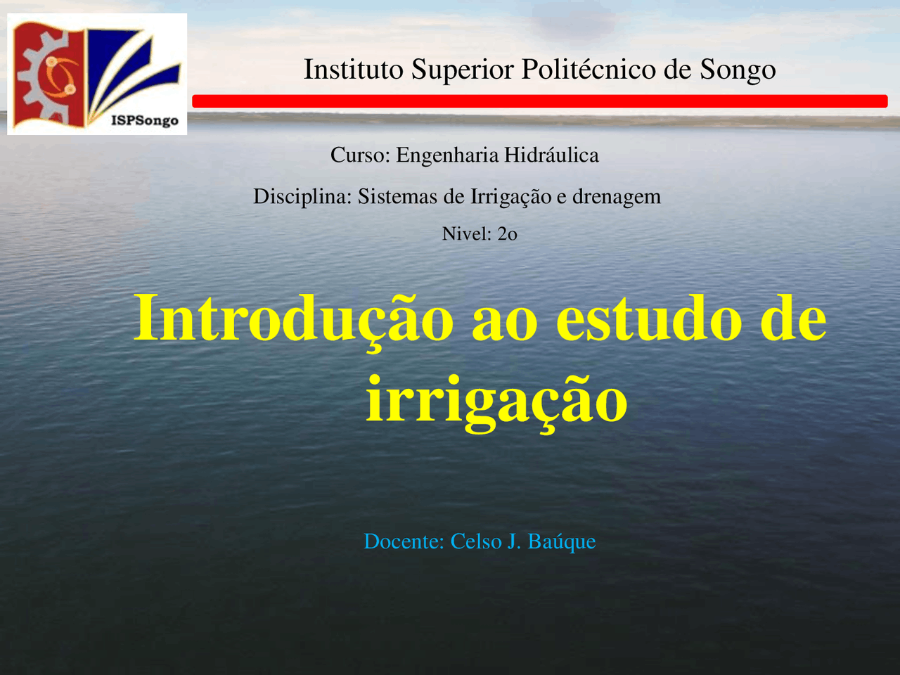 Irrigação E Sistemas De Irrigação Docsity