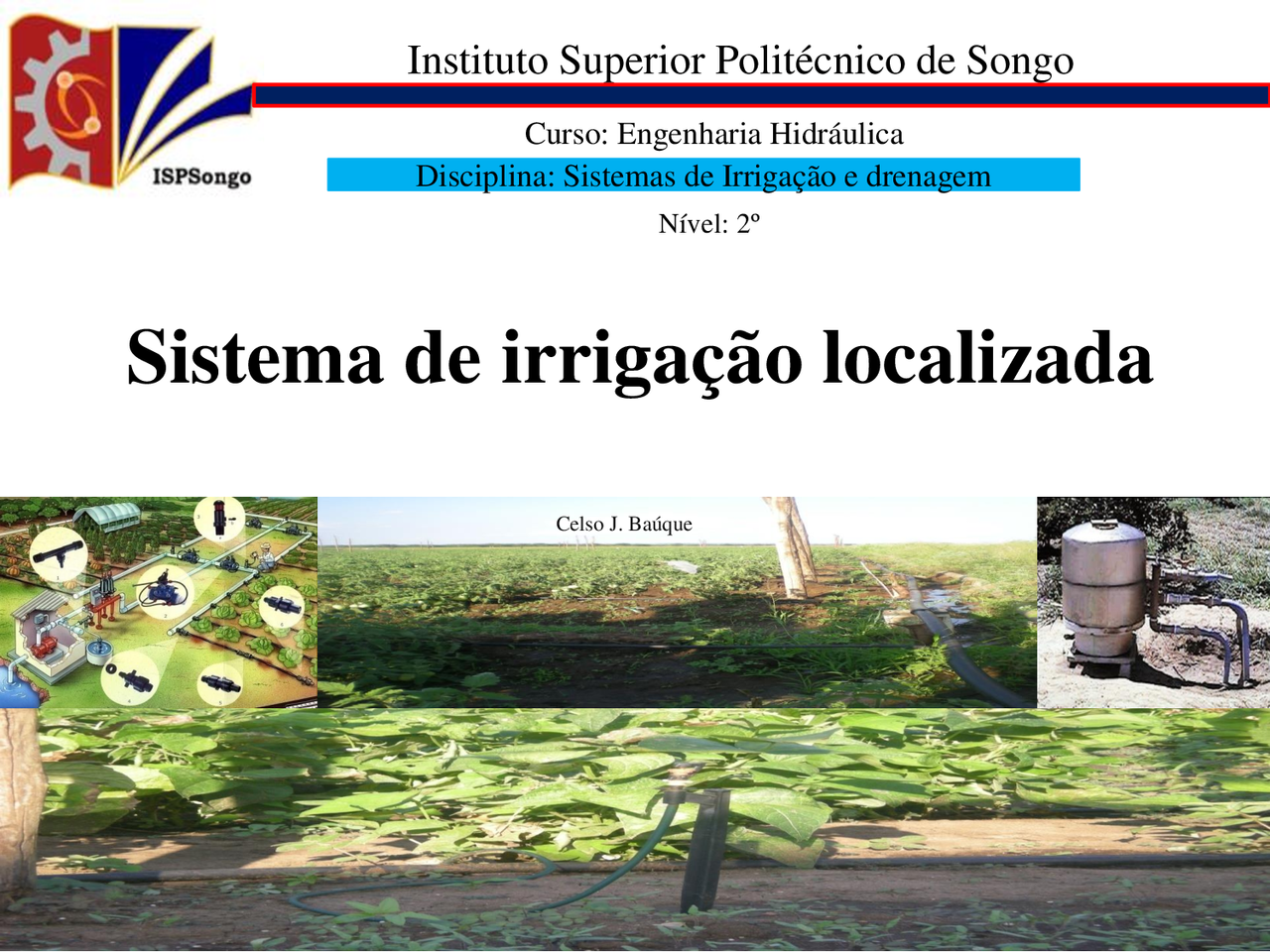 Irrigação E Sistemas De Irrigação Docsity