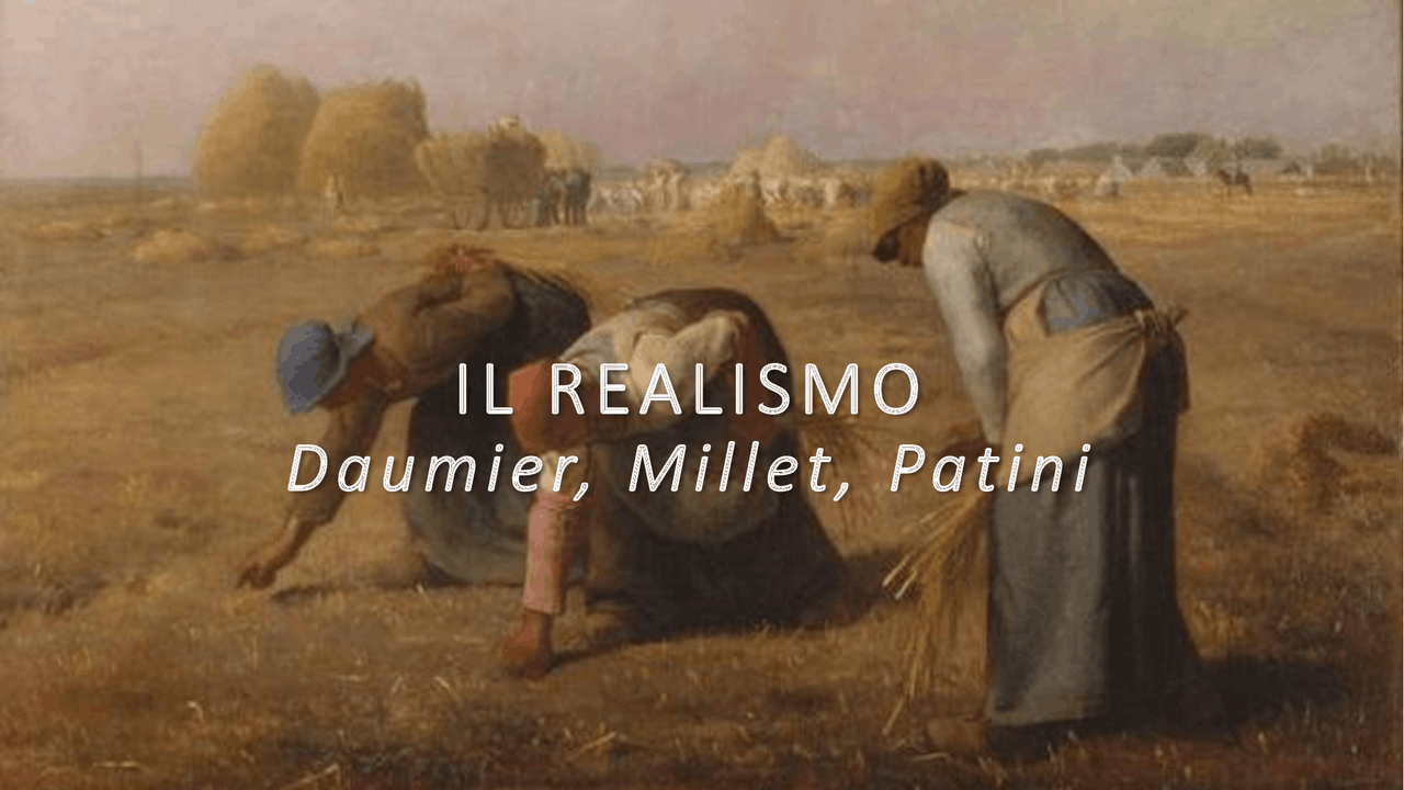 Il realismo in pittura | Slide di Elementi di storia dell'arte ed ...