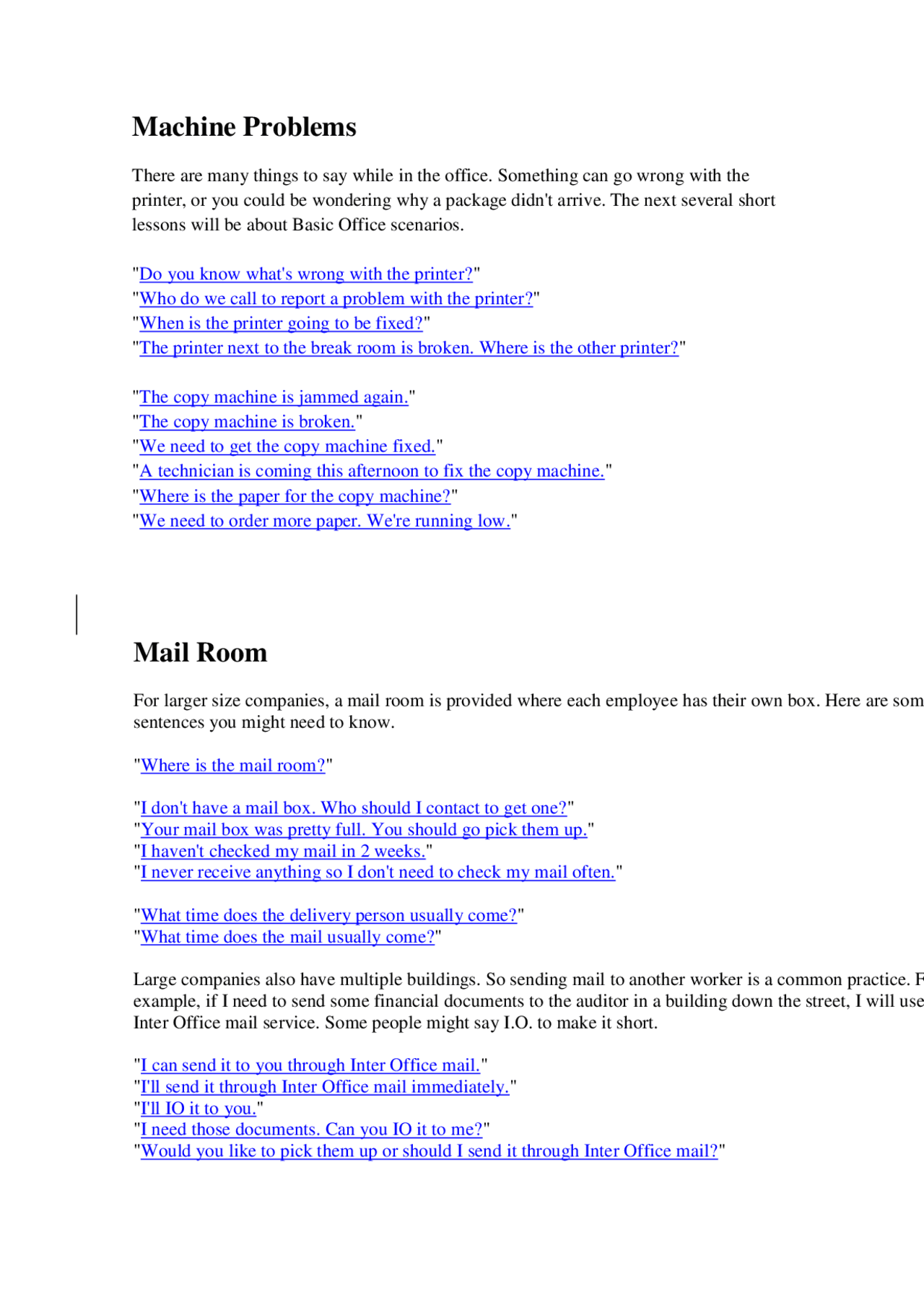 VOCABULARY FOR ADMINISTRATIVE SECRETARY - Docsity