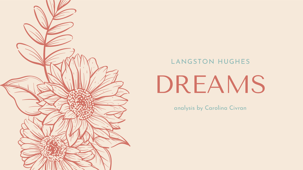 Dreams by Langston Hughes analysis - Docsity